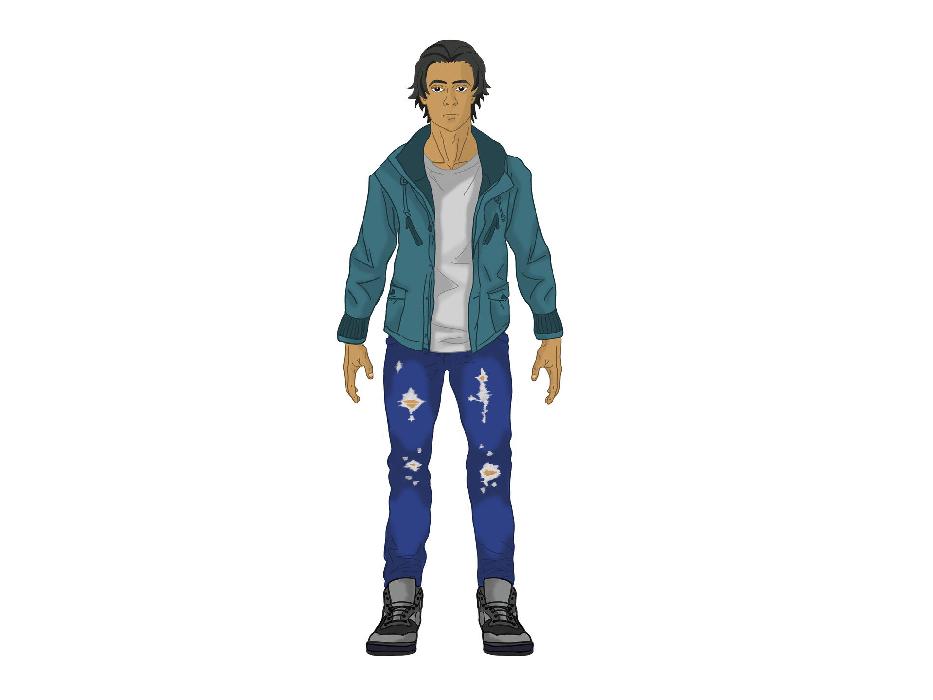 ArtStation - Character Design - College Boy