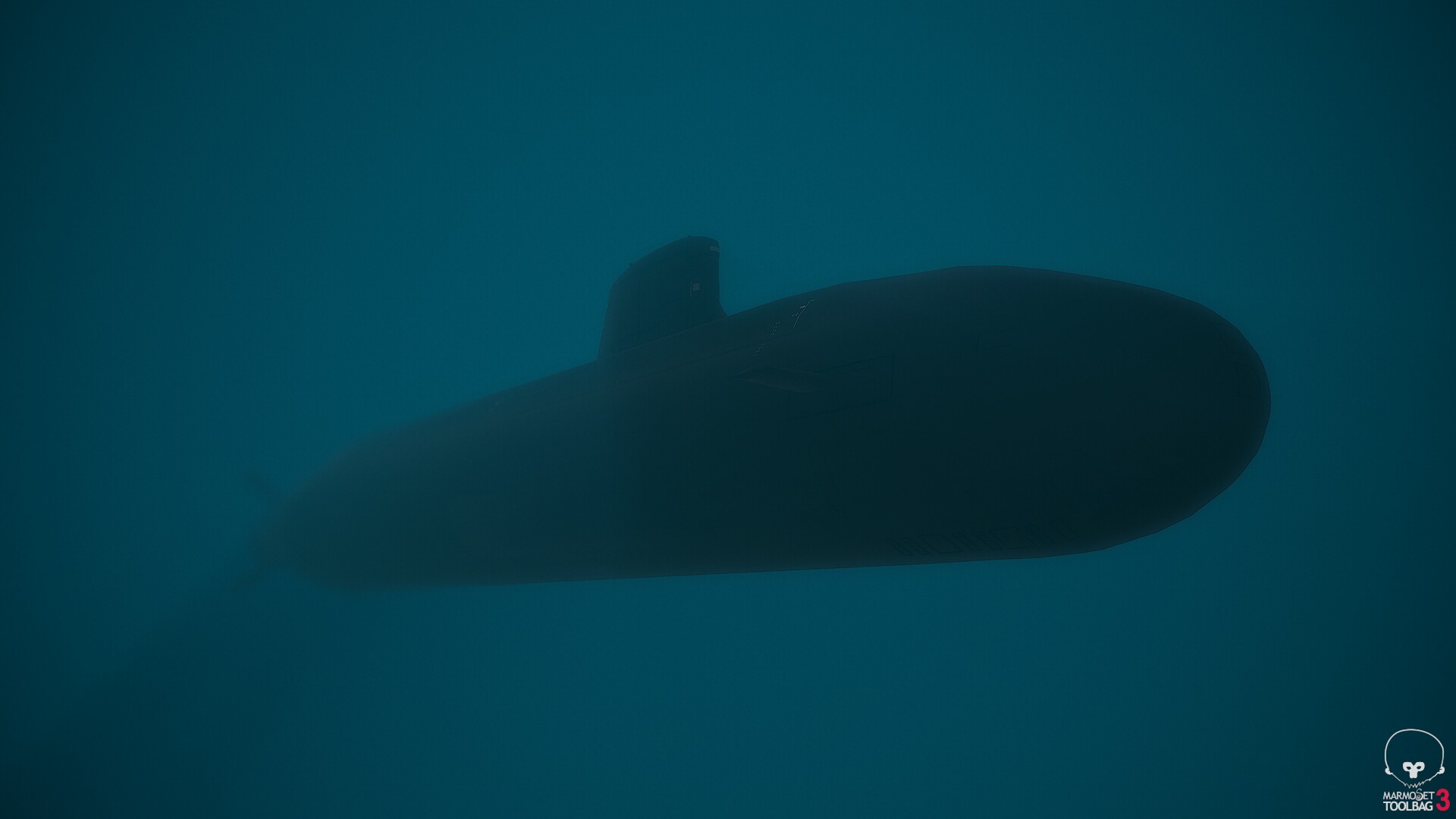 Mich73B-art - Suffren Class SSN Submarine