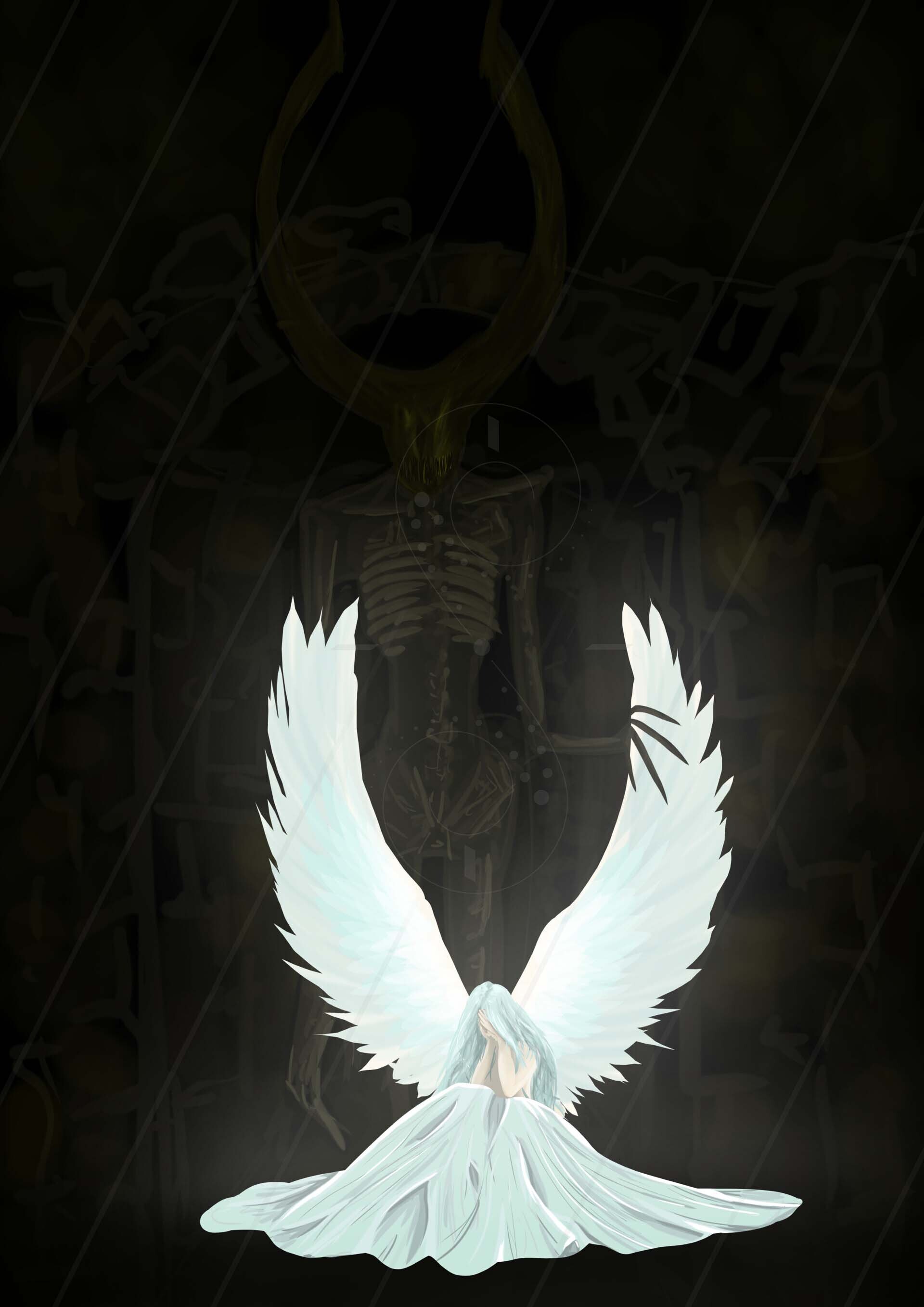 ArtStation - Angel Crying