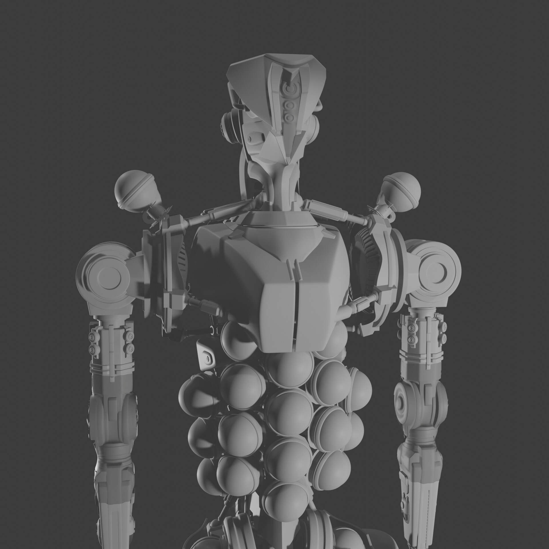 ArtStation - Robot armed with grenades