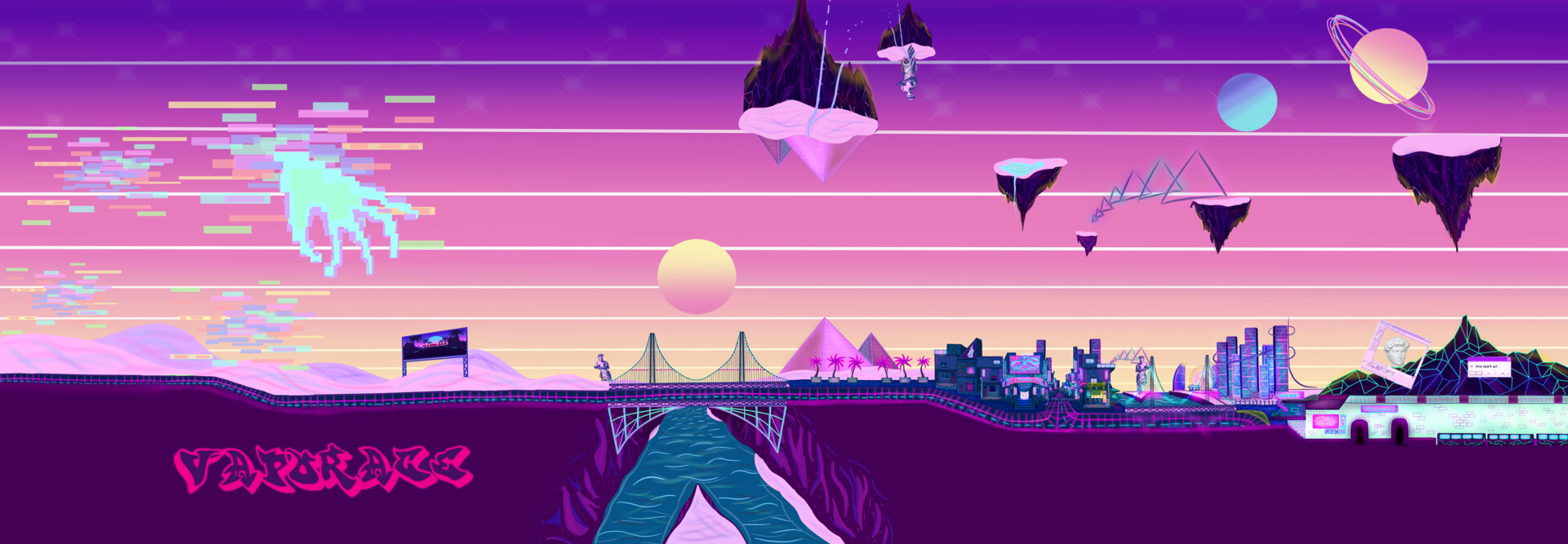 ArtStation - Vaporace environment design