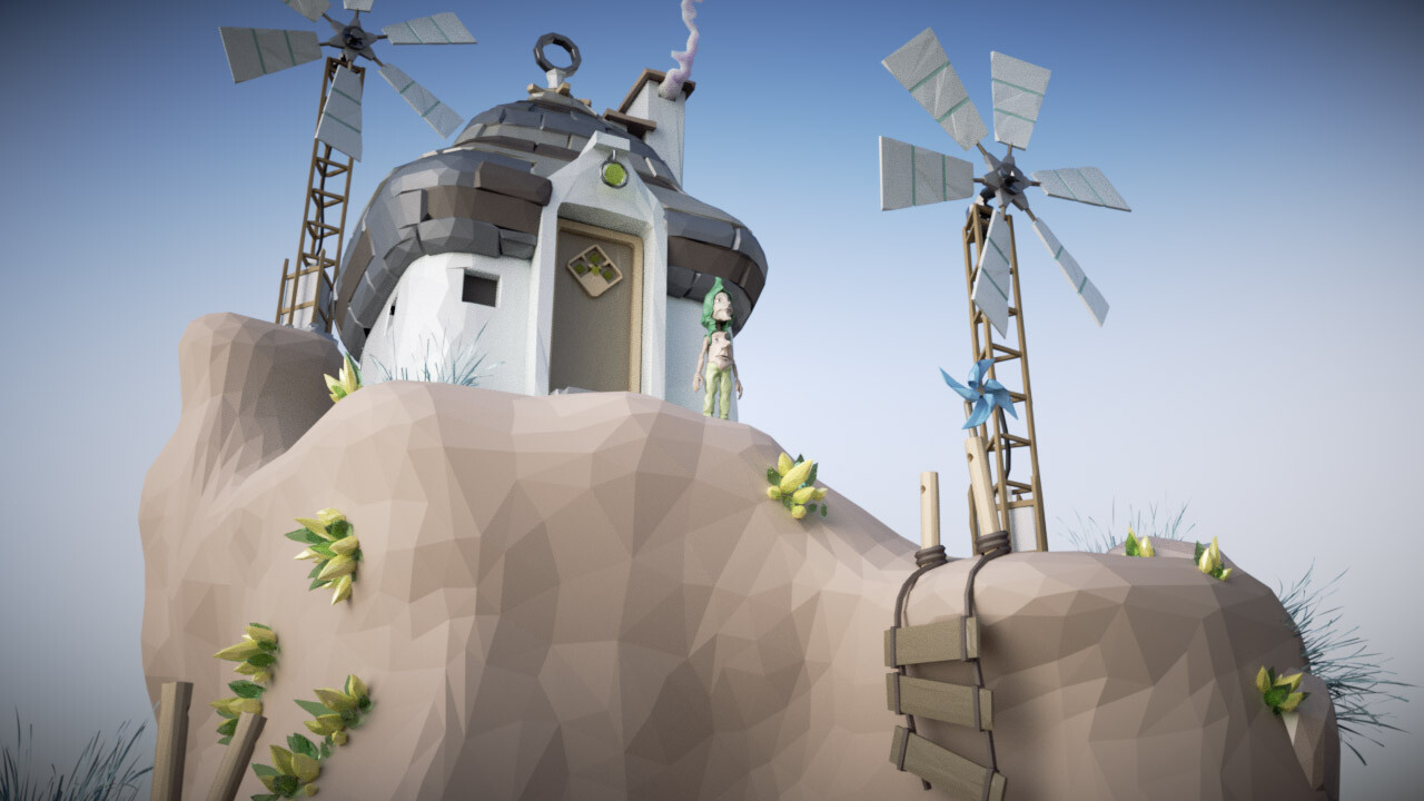 ArtStation - 3D modeling "House"