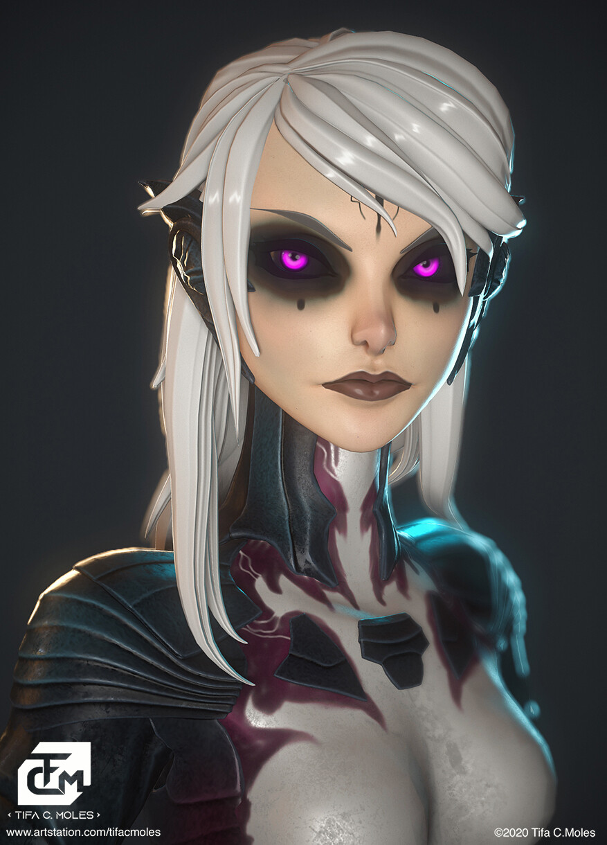 Tifa C. Moles - Shae - Spacelords (Stylized 3D FanArt)