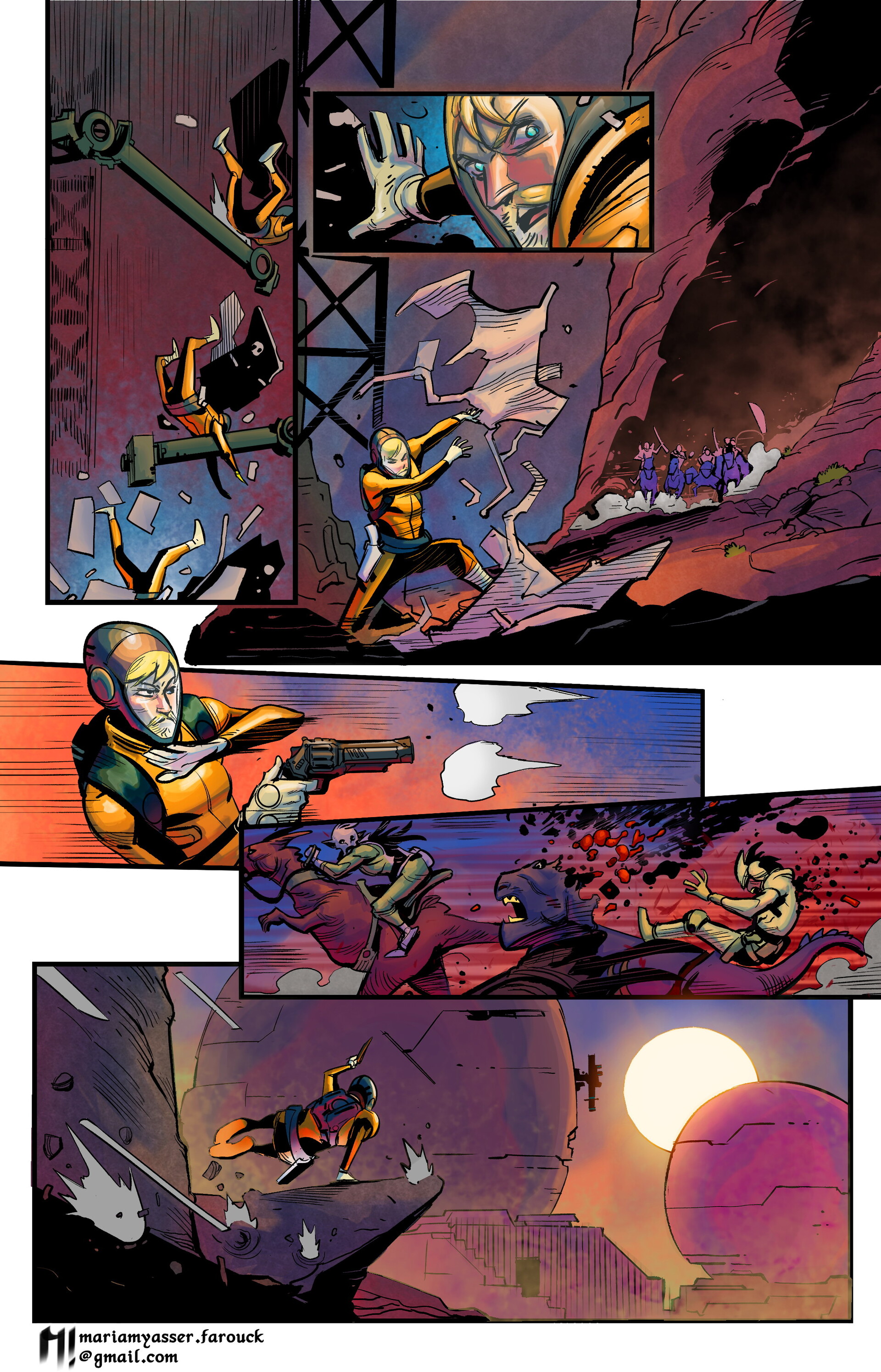 ArtStation - The Ignis quadrant Mariam Yasser Colors