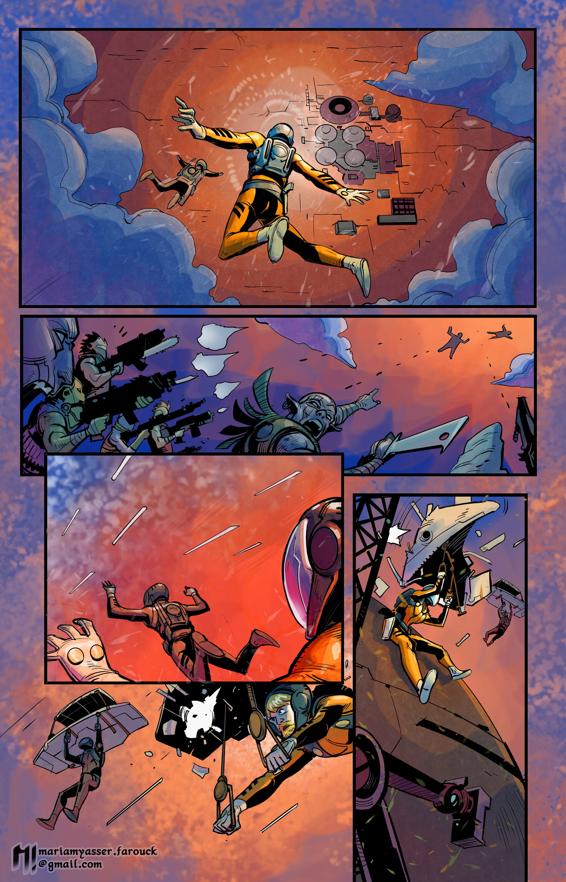 ArtStation - The Ignis quadrant Mariam Yasser Colors