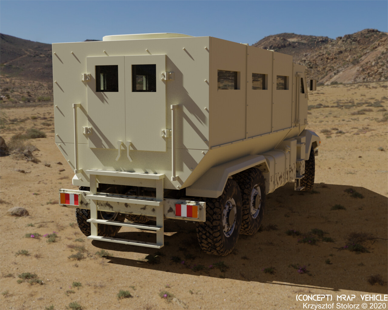 Krzysztof Stolorz - (Concept) MRAP Vehicle