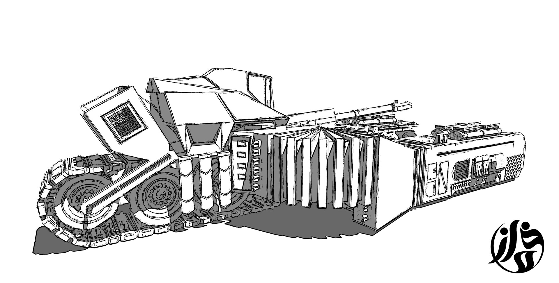 ArtStation - Amphibious Combat Vehicle