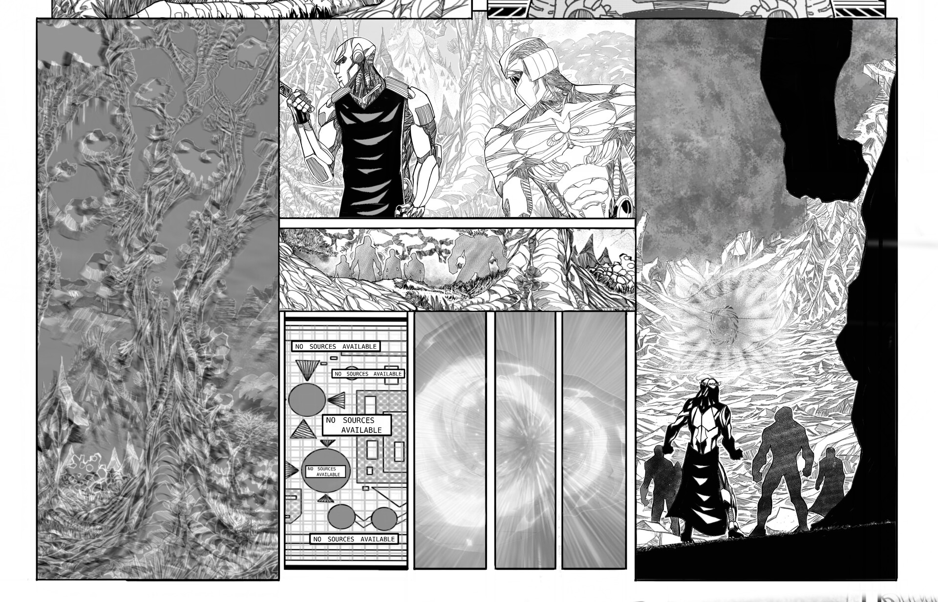 ArtStation - More comic book panels