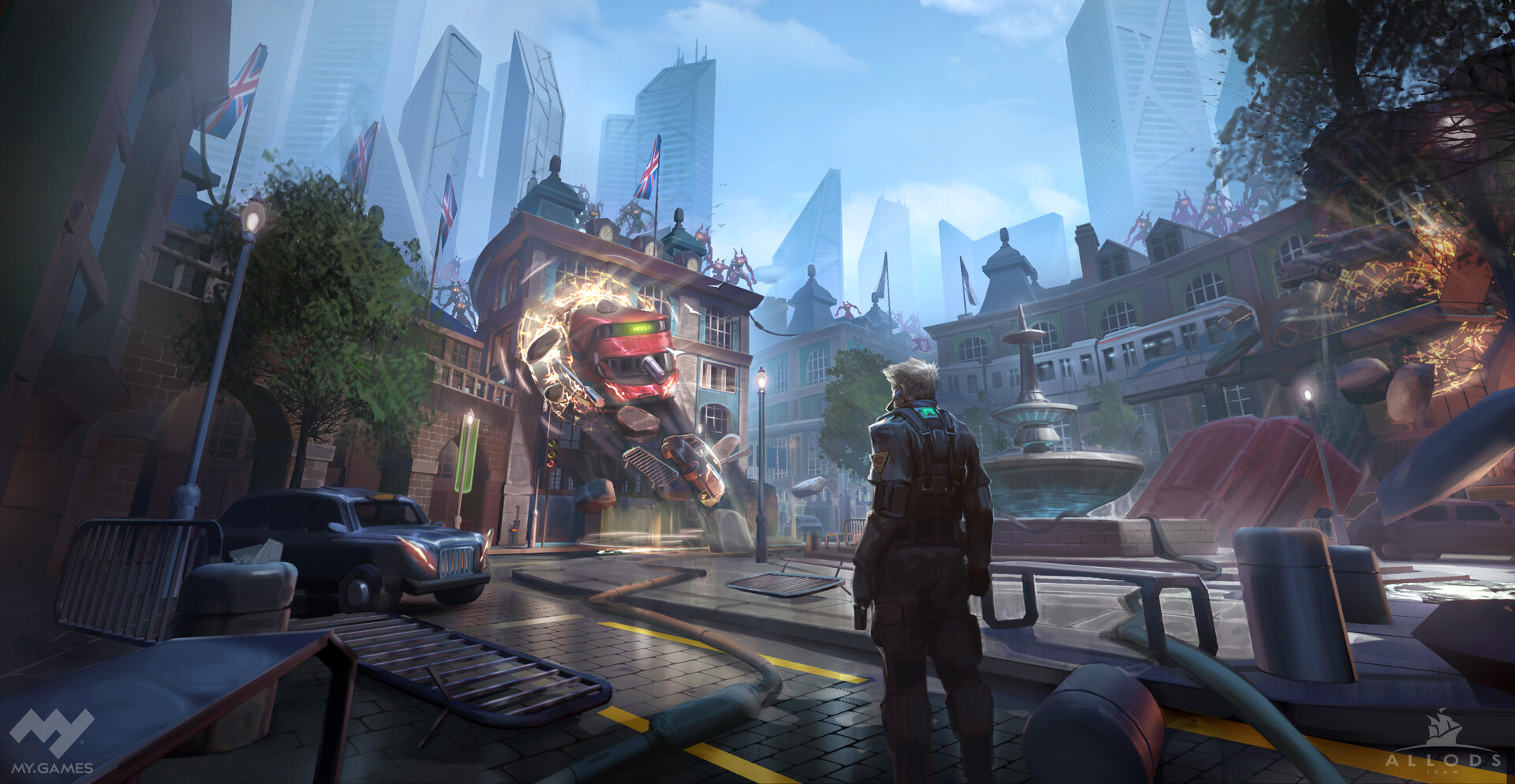 Alisher Mirzoev - London scene lookdev in UE4