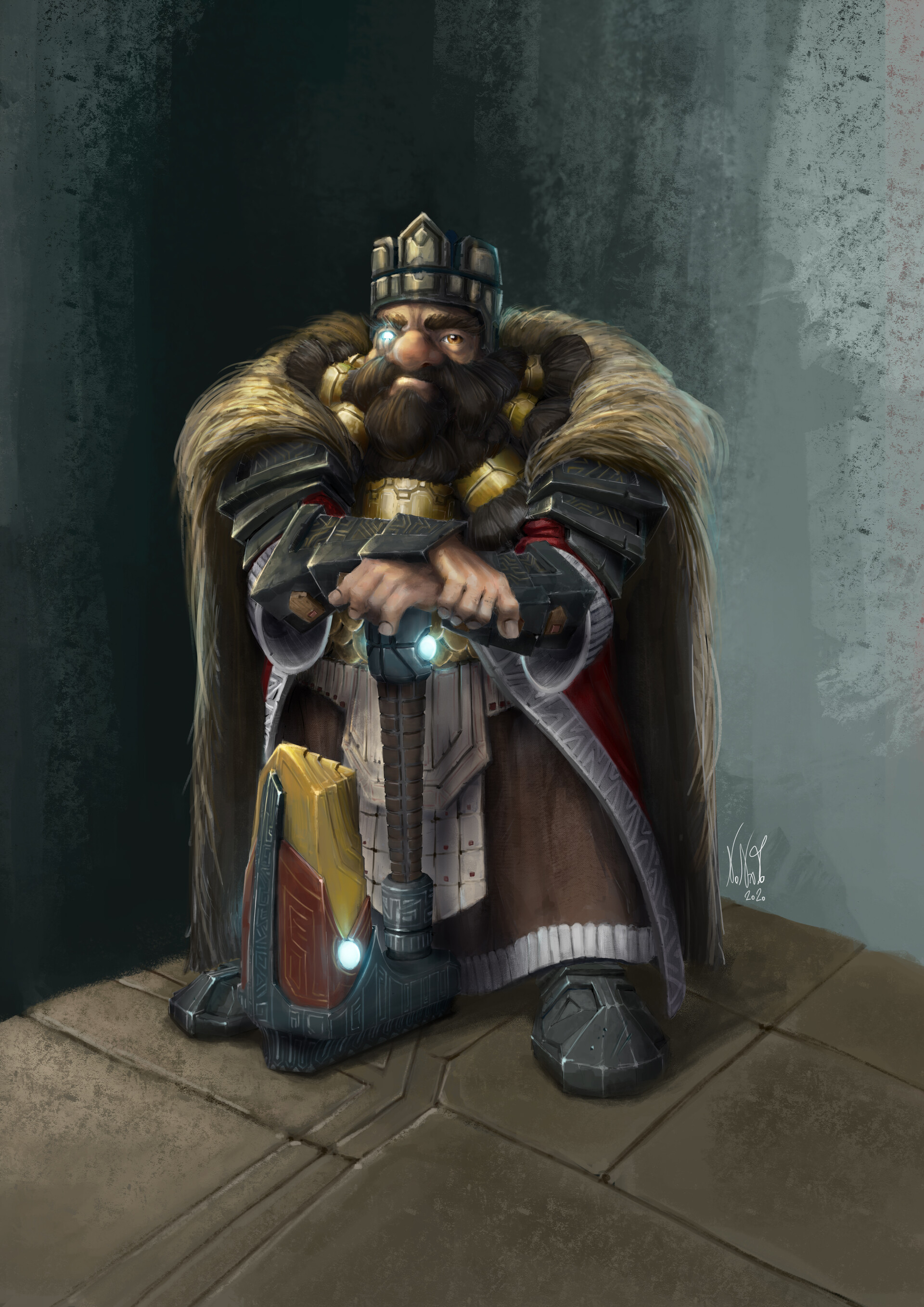 Artstation Dwarf King