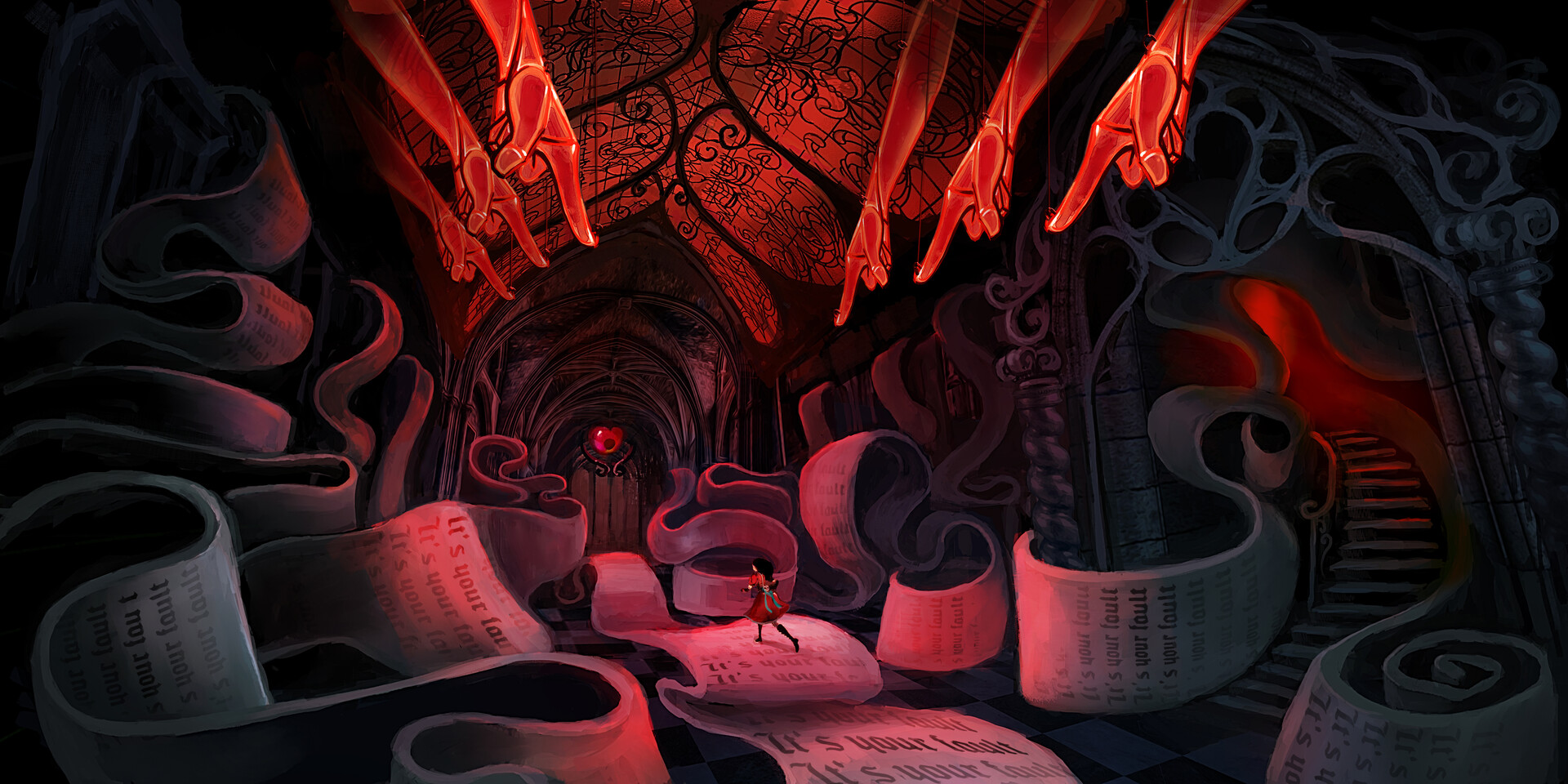 ArtStation - Courthouse concepts Alice:Asylum