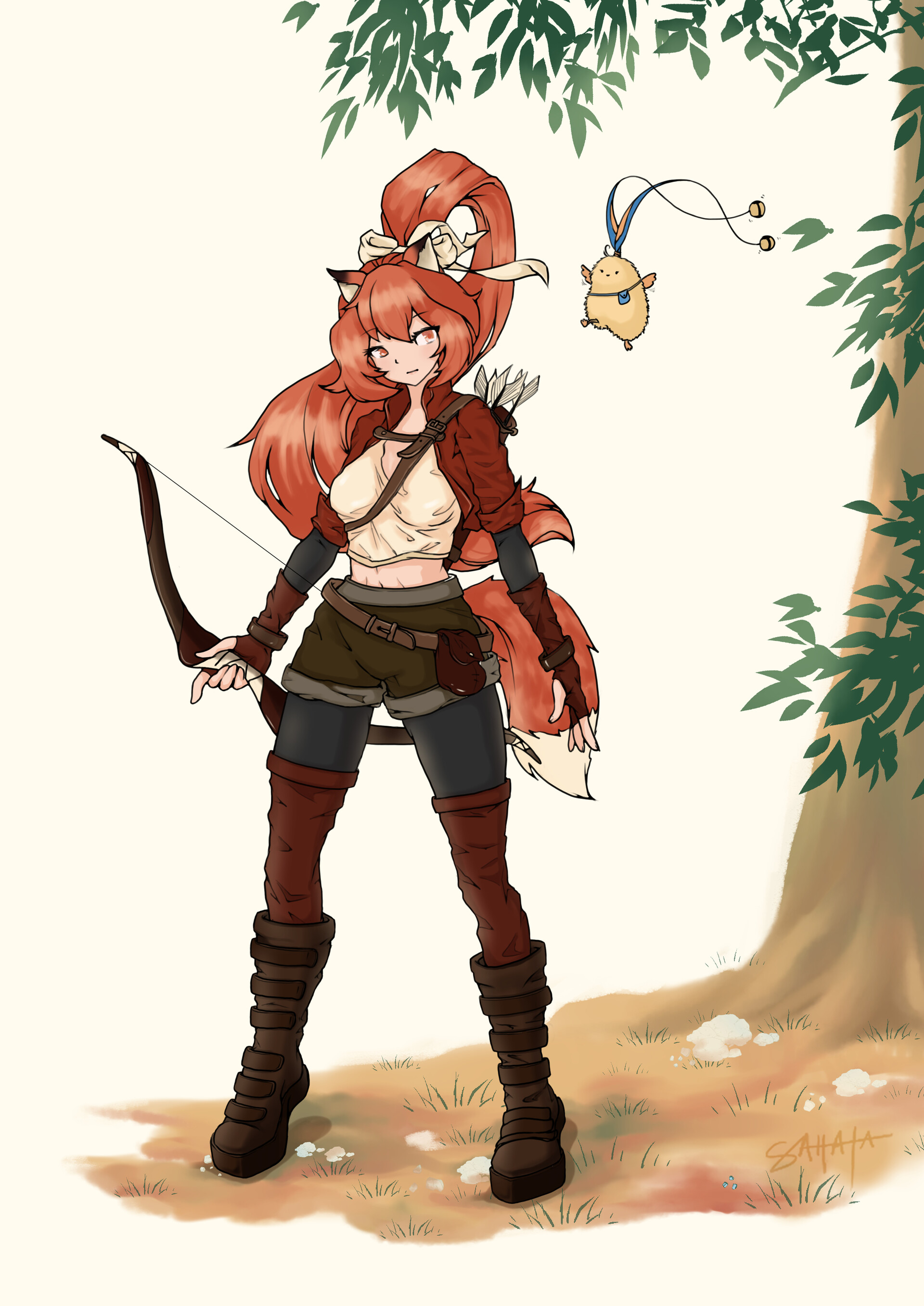 ArtStation - Fox girl adventurer