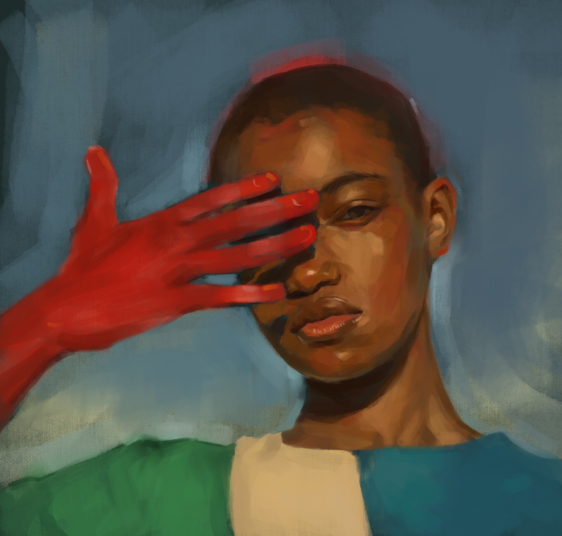 ArtStation - Red hand