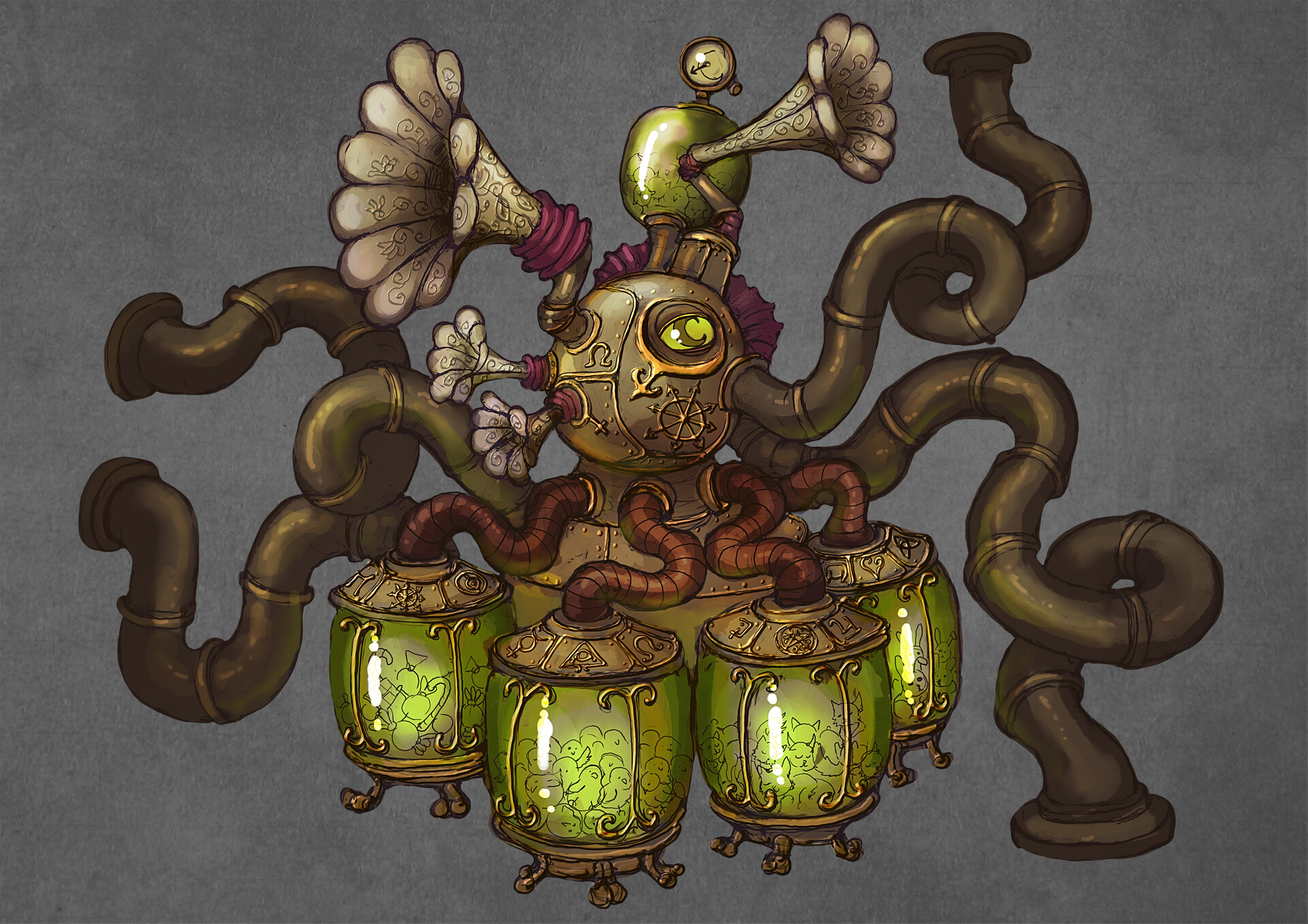 ArtStation - Stylised machines concepts