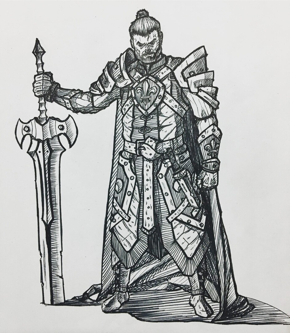 ArtStation - Warrior from the world of fantasy