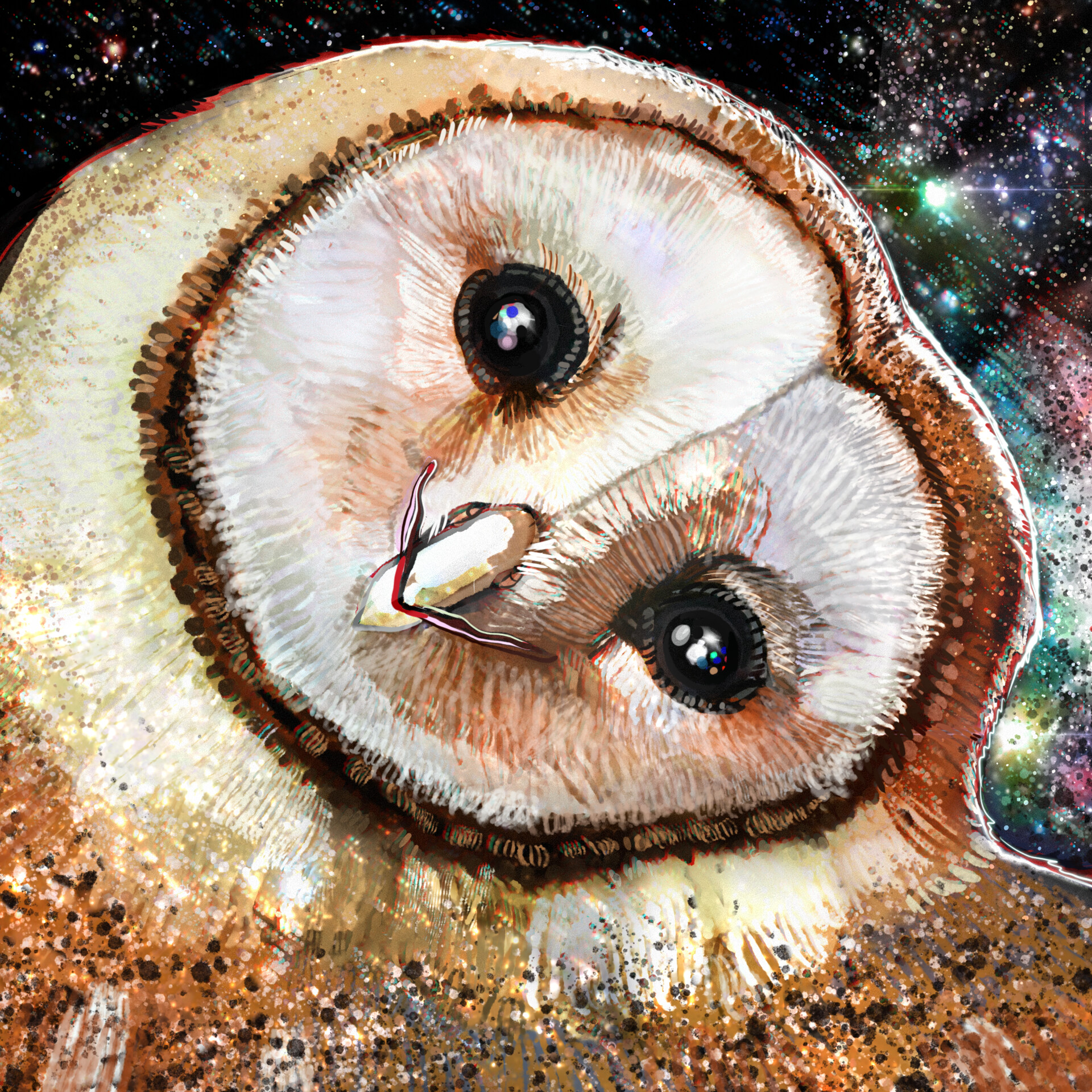 ArtStation - Galaxy Owl