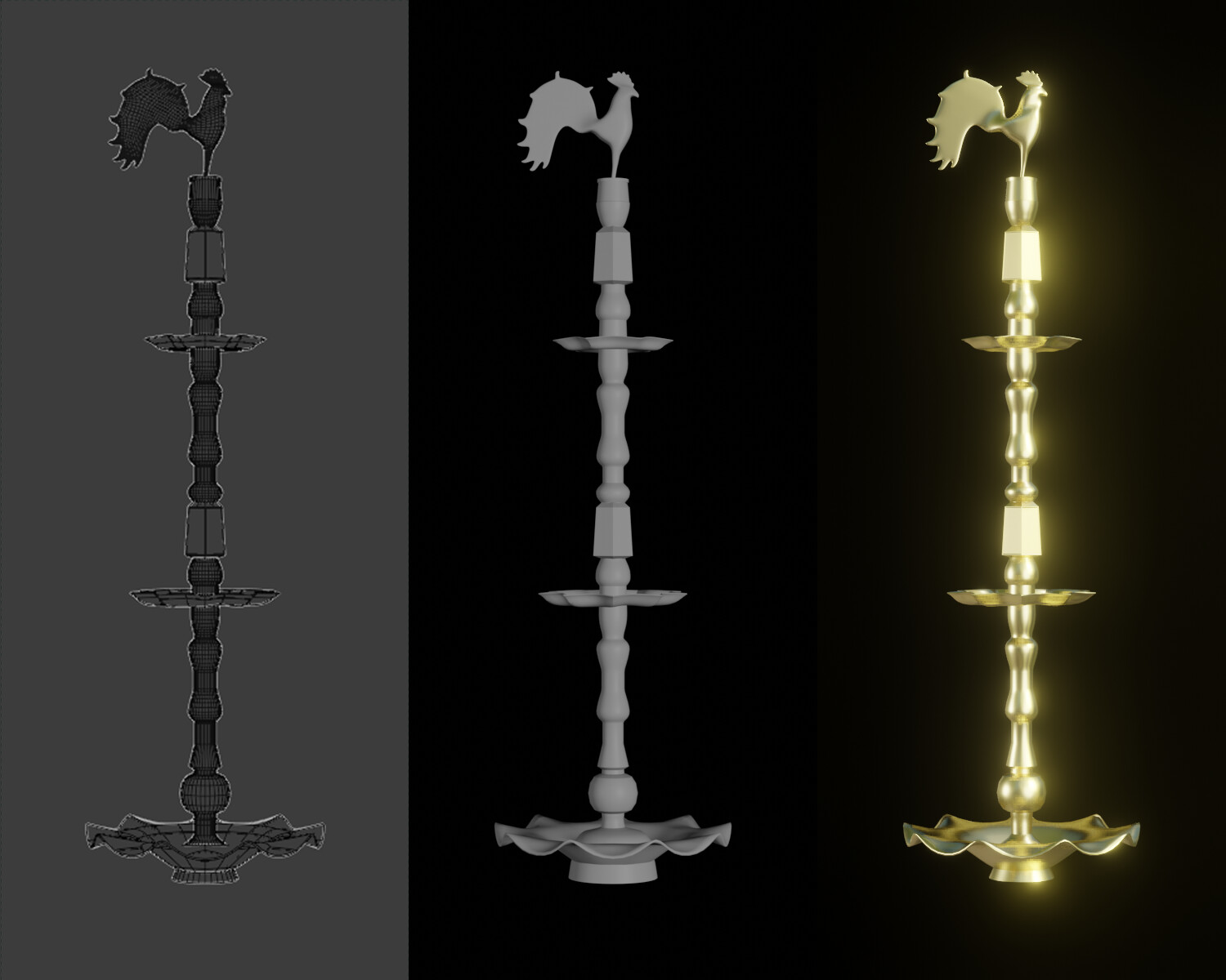 ArtStation - Sri lankan traditional Kukula Pahana