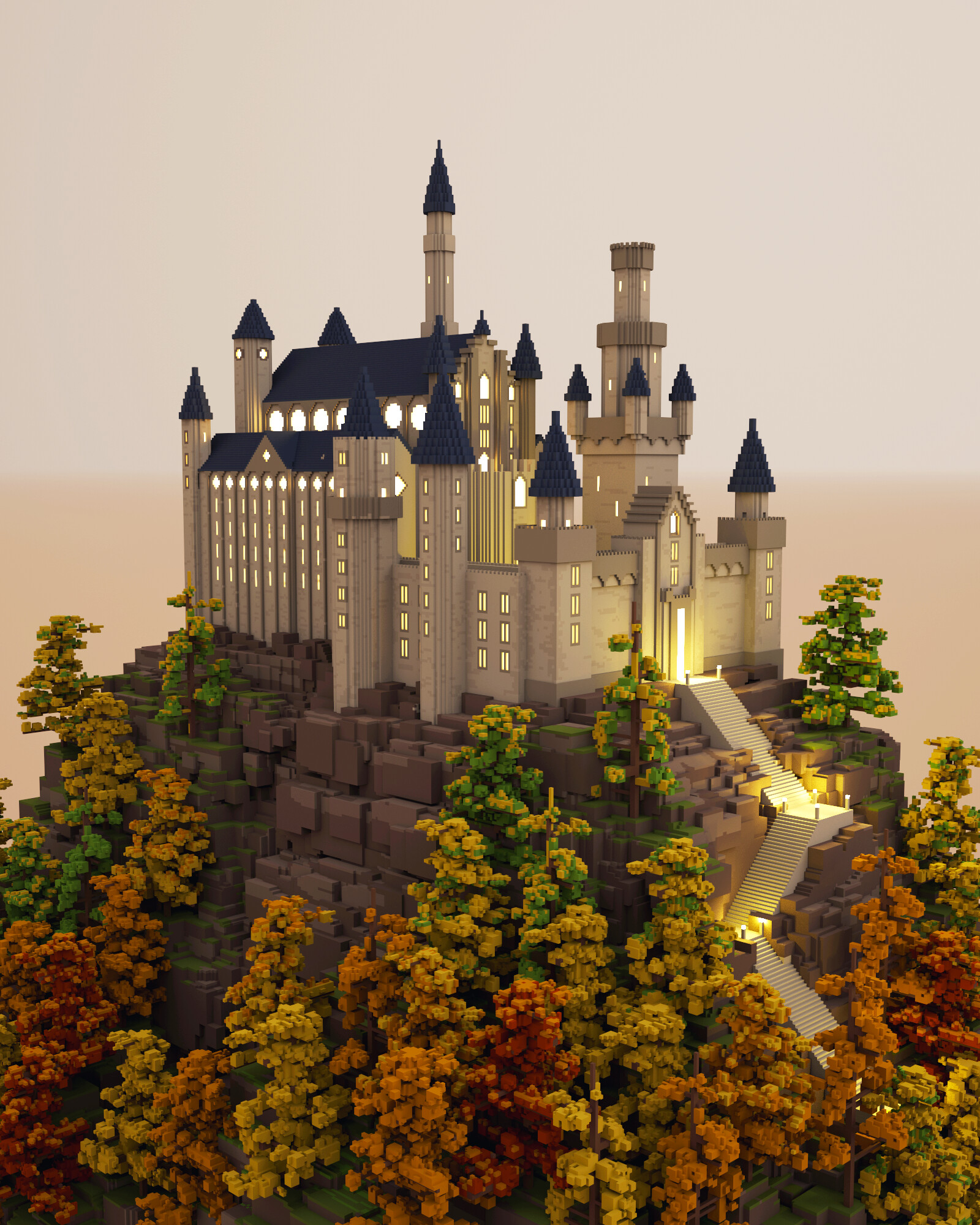 ArtStation - Autumn Castle