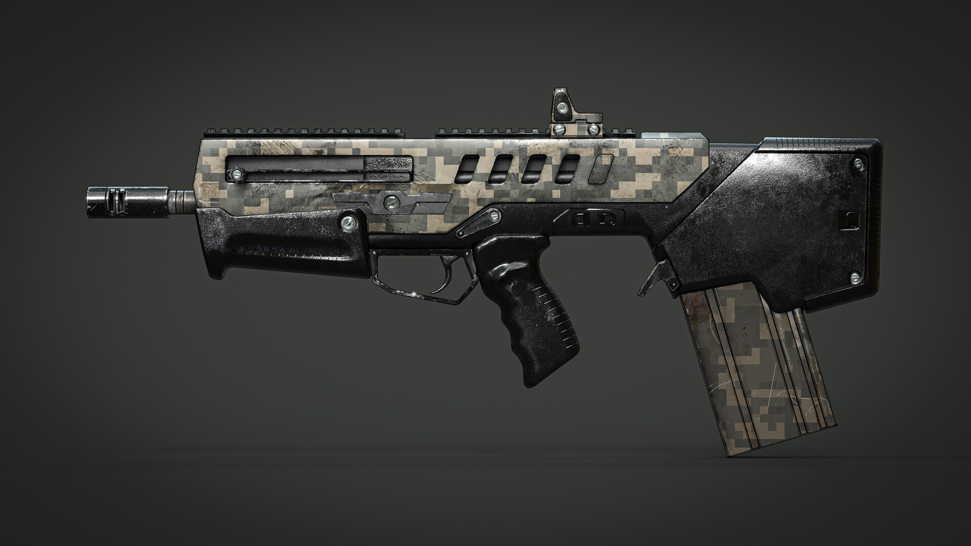 ArtStation - Bullpup Assault Rifle