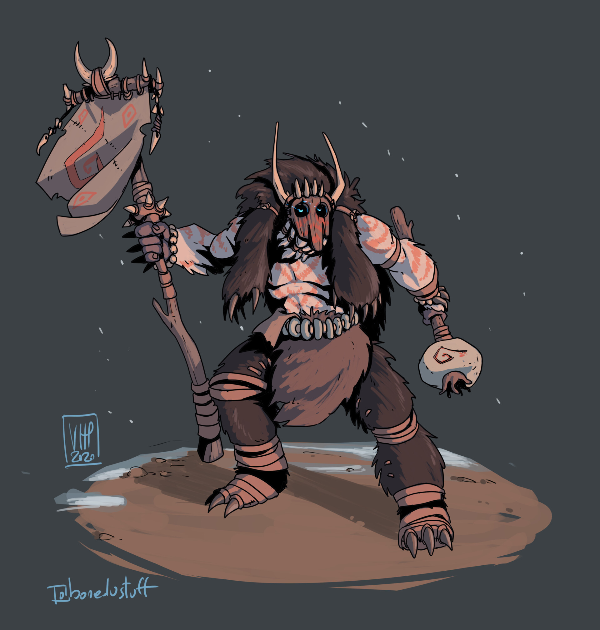 ArtStation - Yeti tribe champion