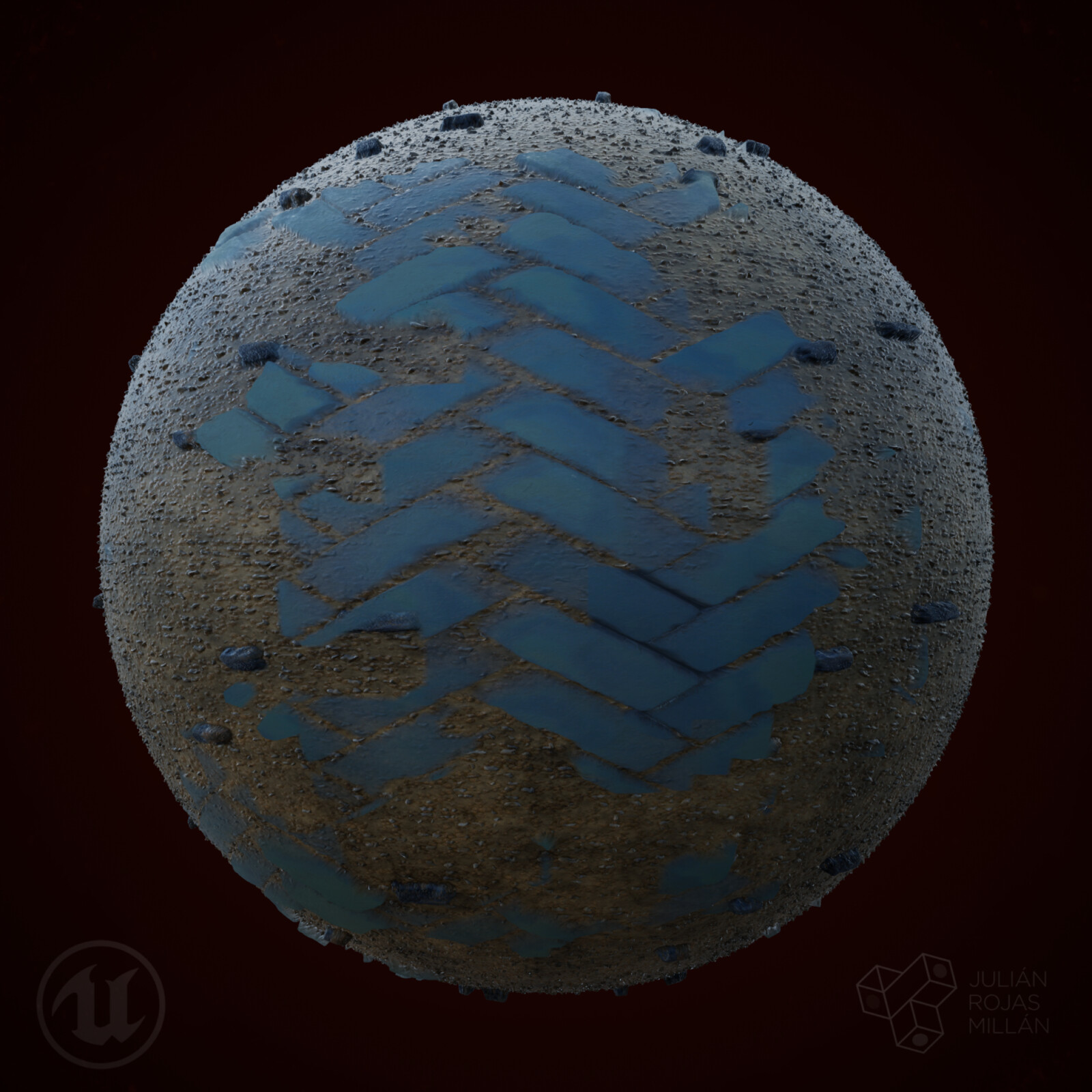 Julián Rojas Millán - Unreal Engine Tessellation/POM Height Lerp Master ...