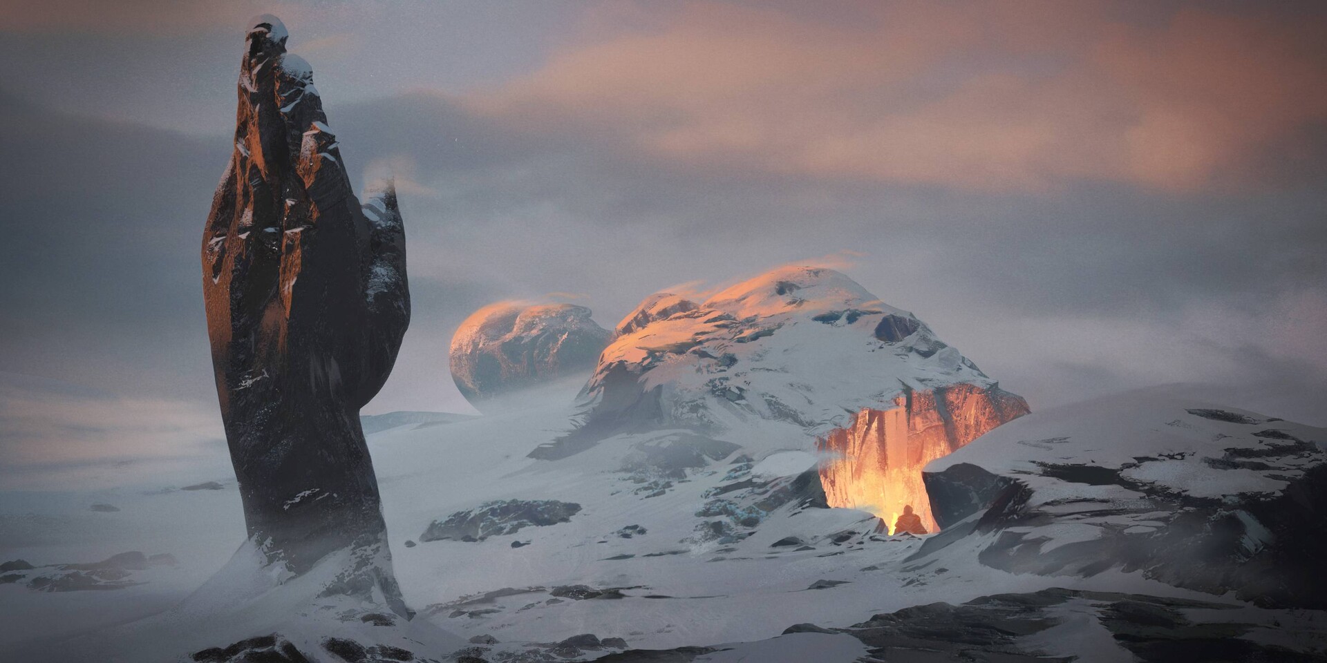 ArtStation - Fallen Statue