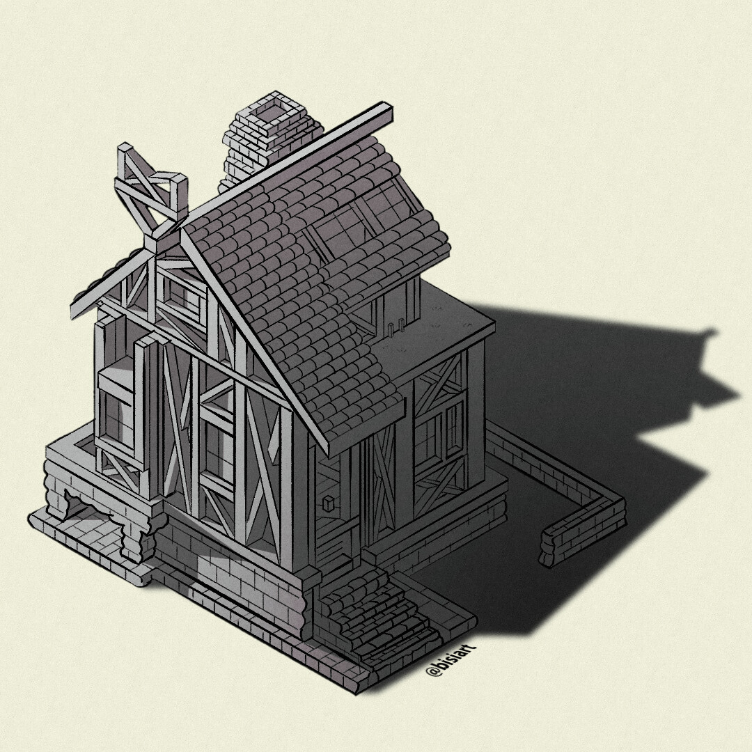 ArtStation - Isometric House
