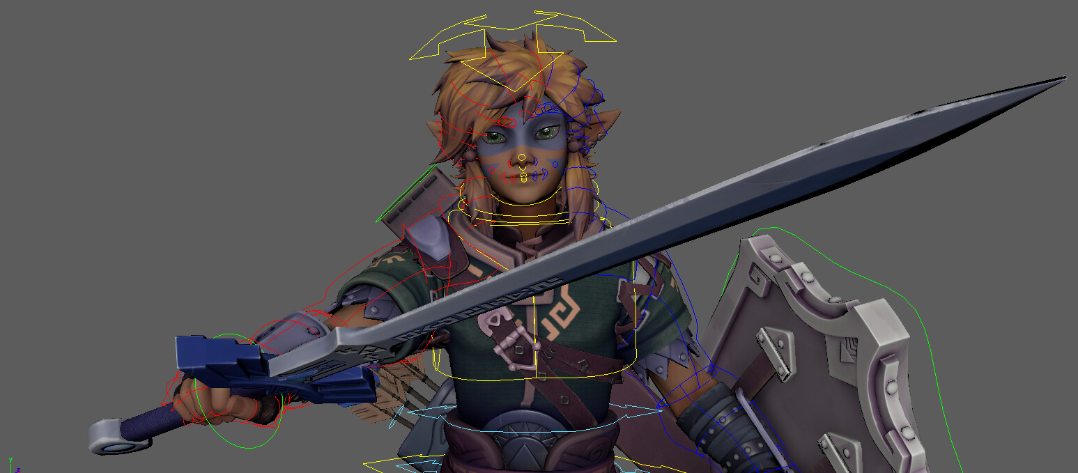 ArtStation - Link Real-time Rig