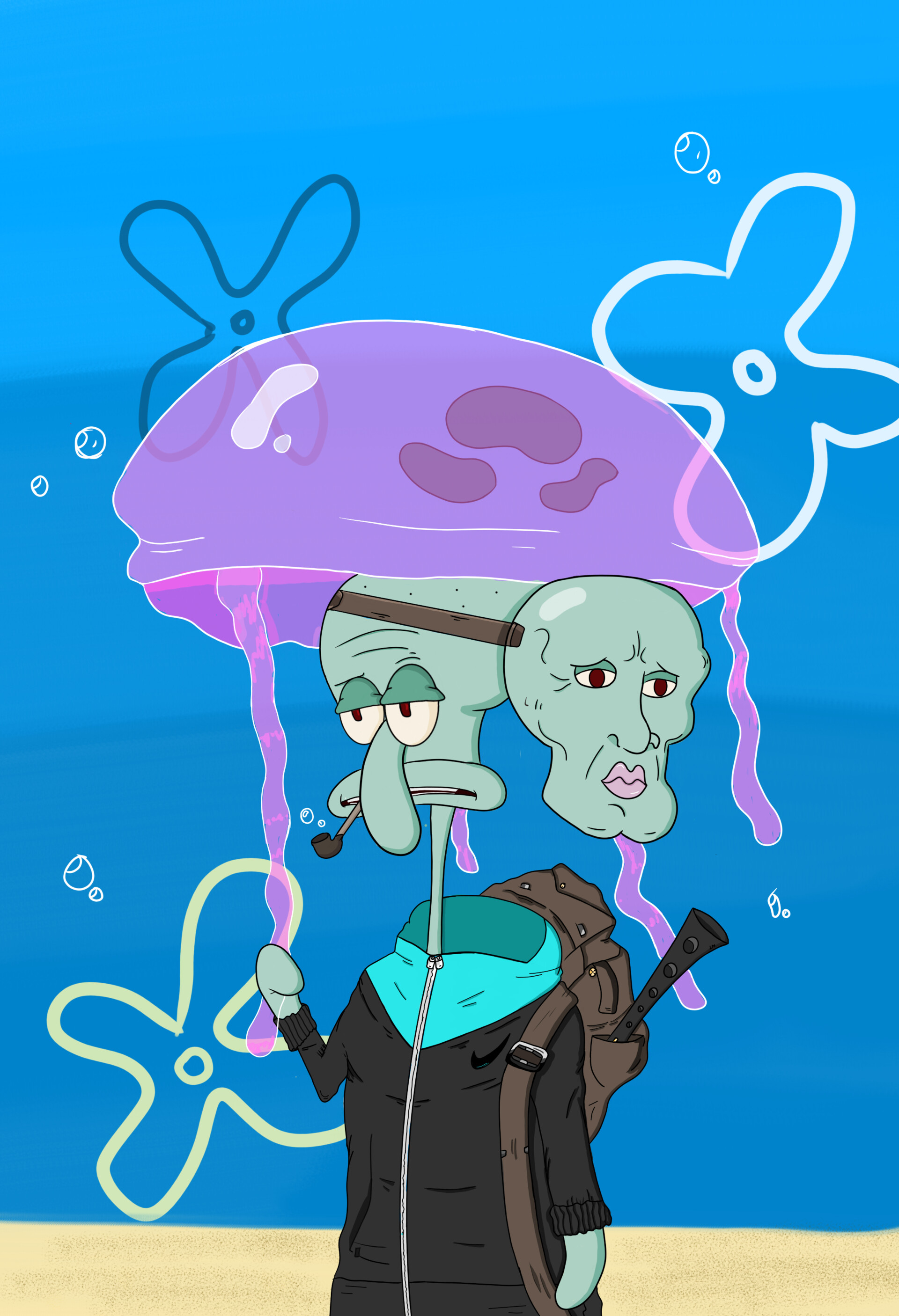 ArtStation - Squidward, spongebob