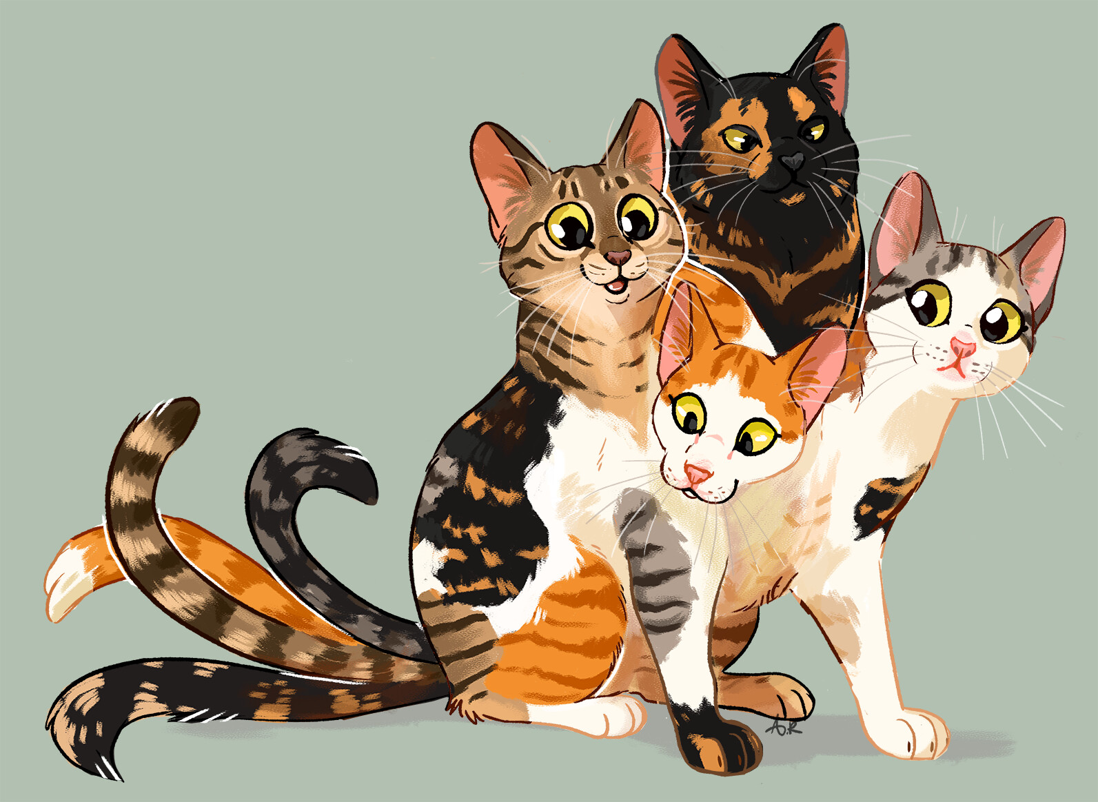 ArtStation - Cerberus kitty