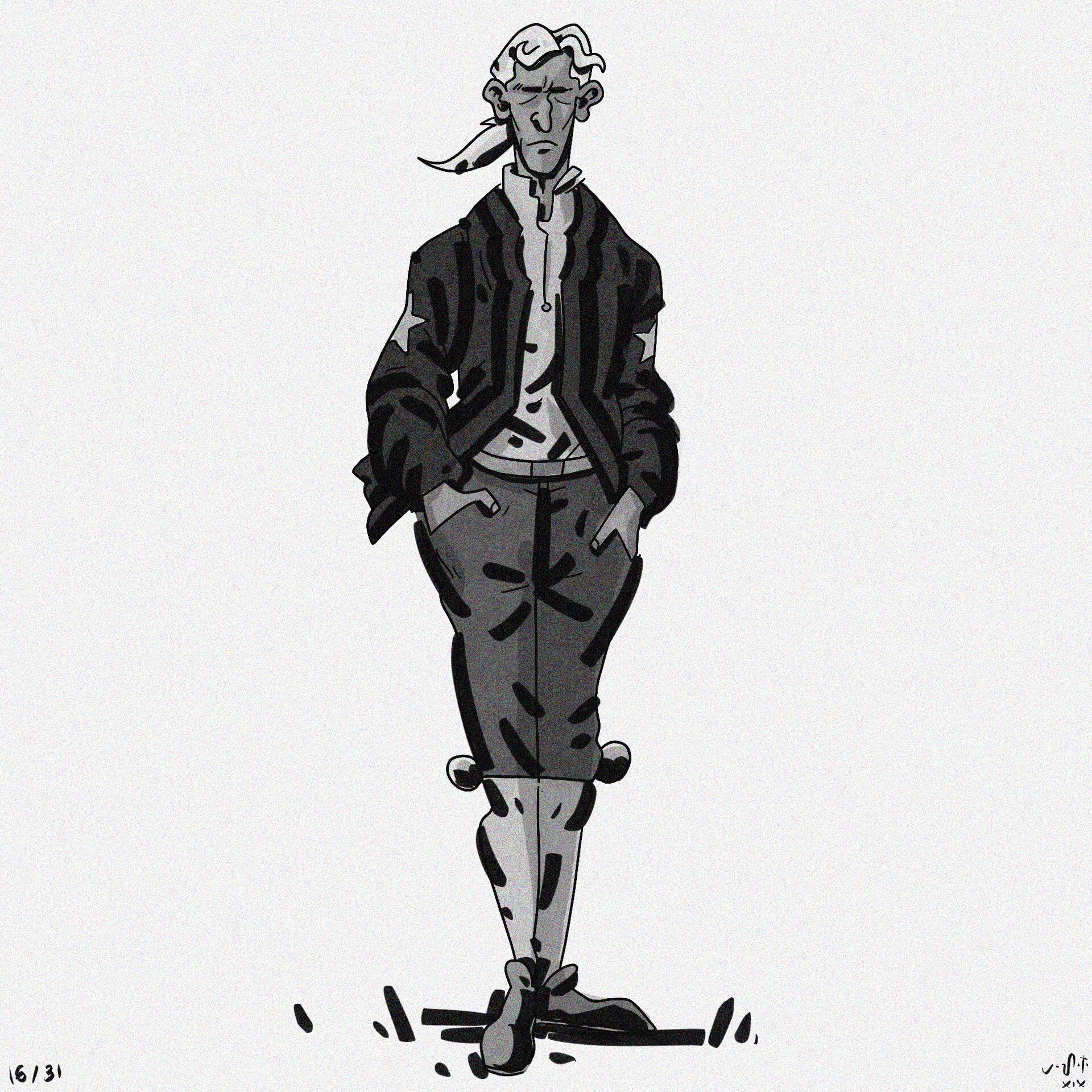ArtStation - #inktober2019 John Difool