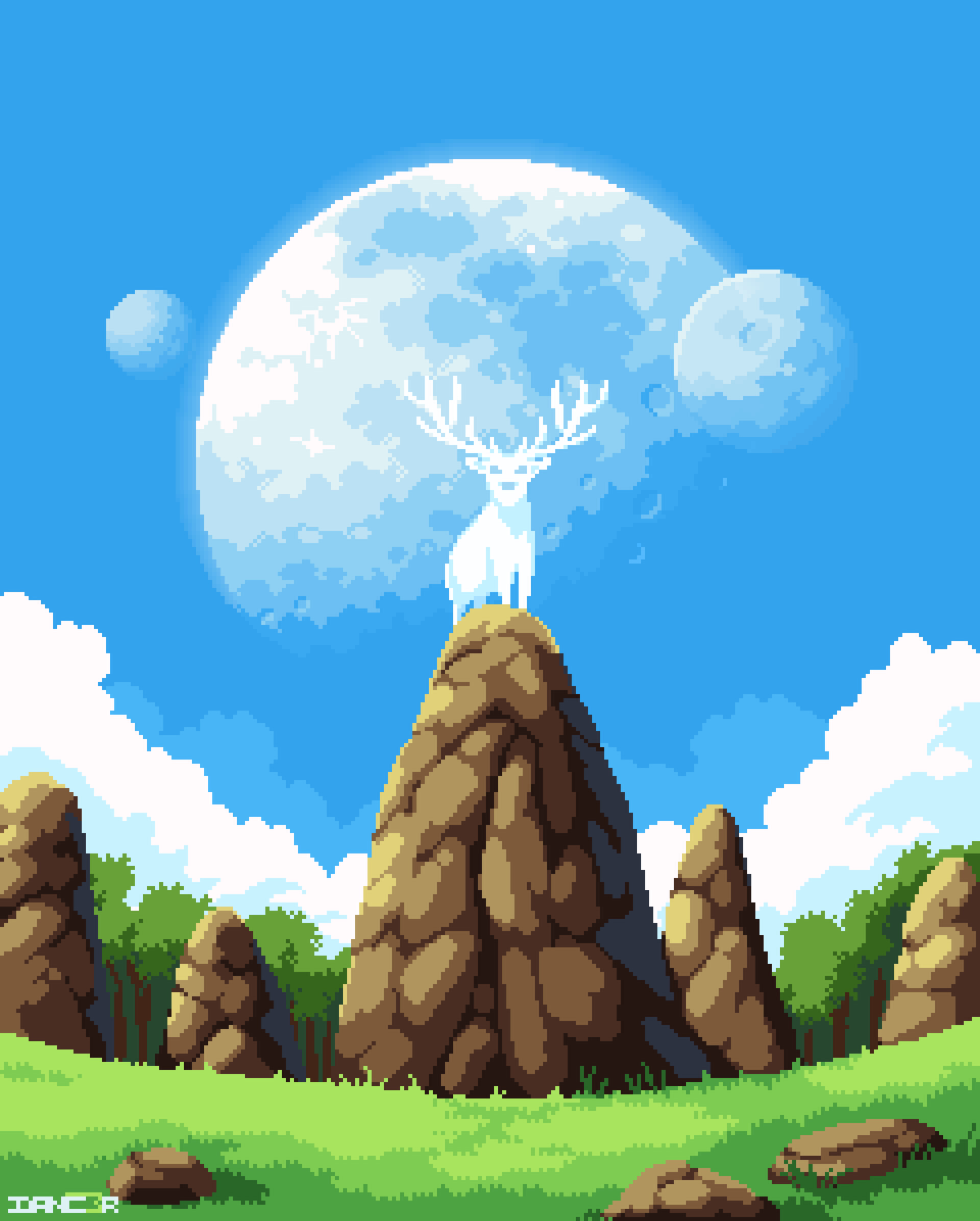 ArtStation - Deer Spirit