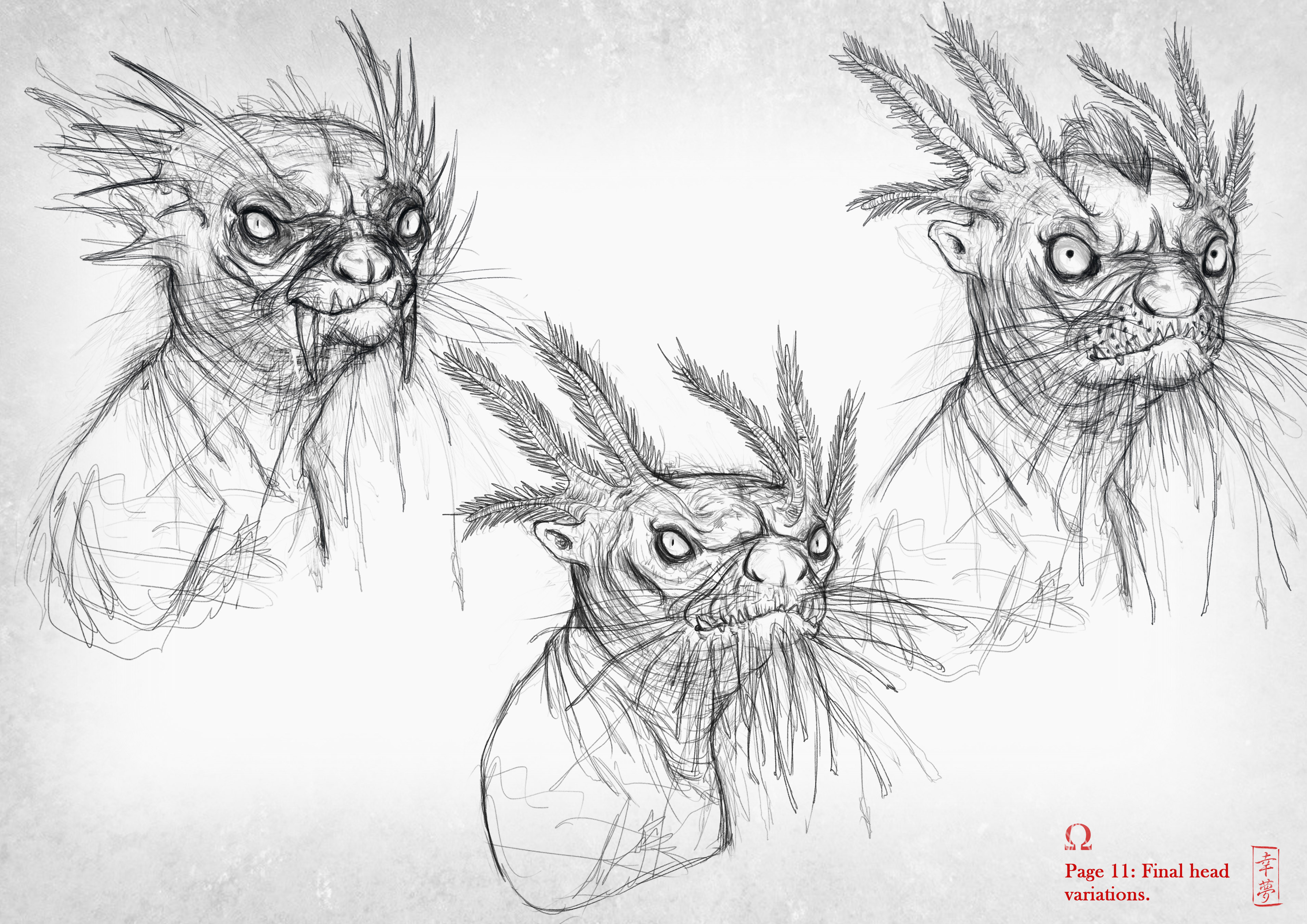 how to draw ragnarok head