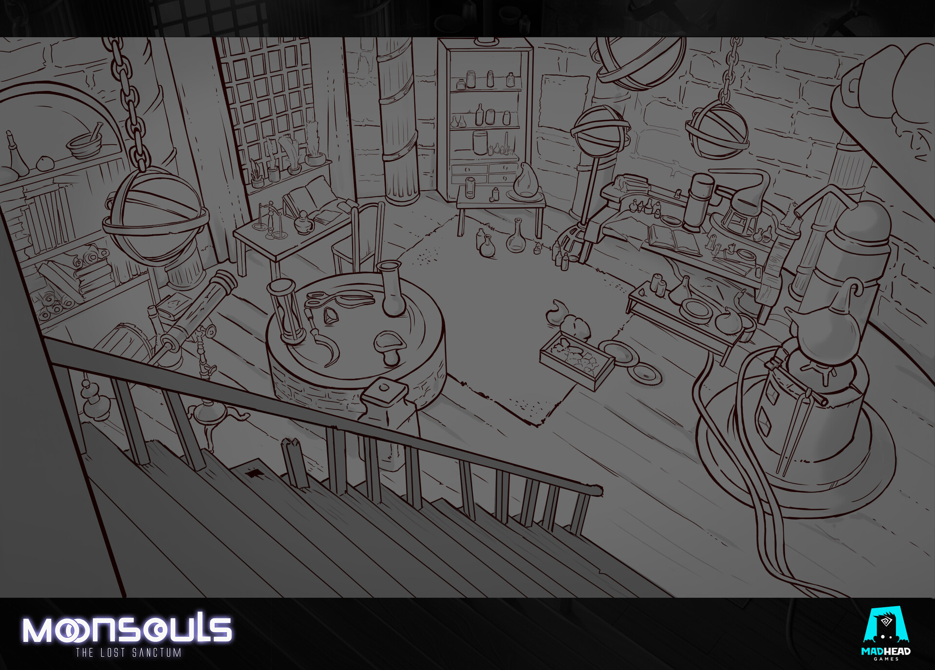 ArtStation - The lost Sanctum-Alchemy lab