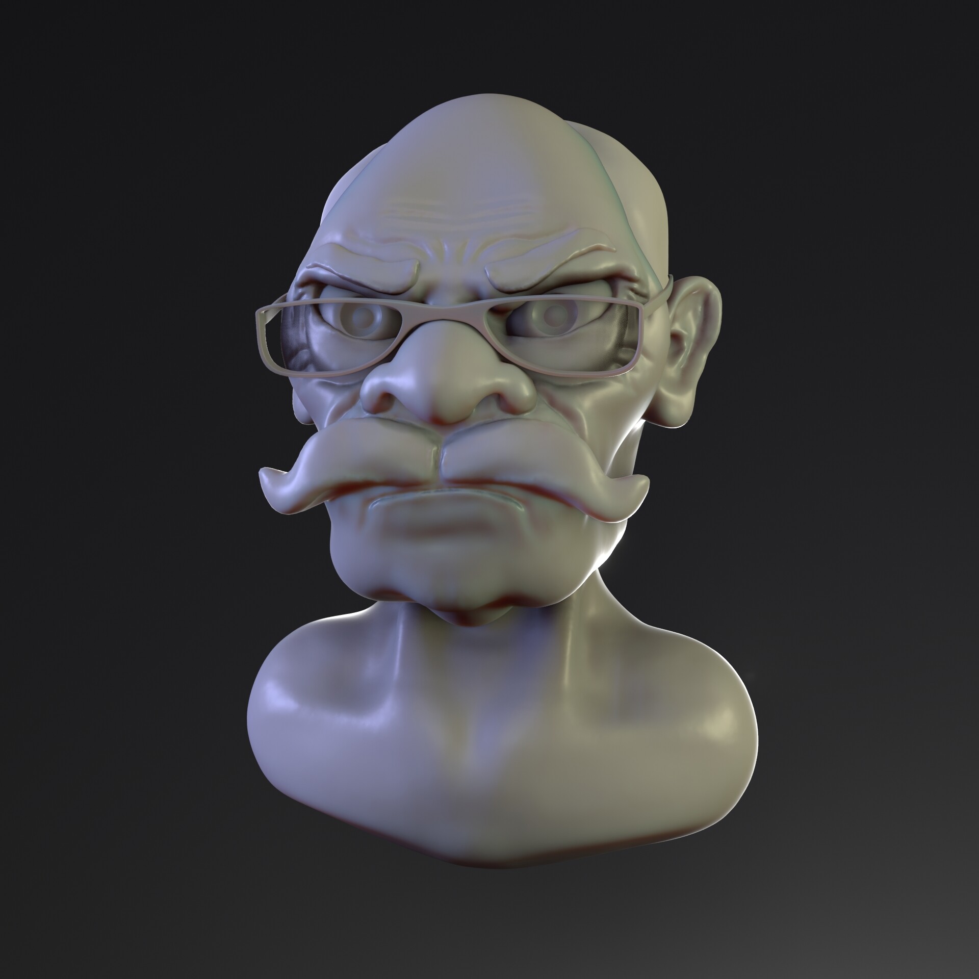 ArtStation - Grumpy Old Man