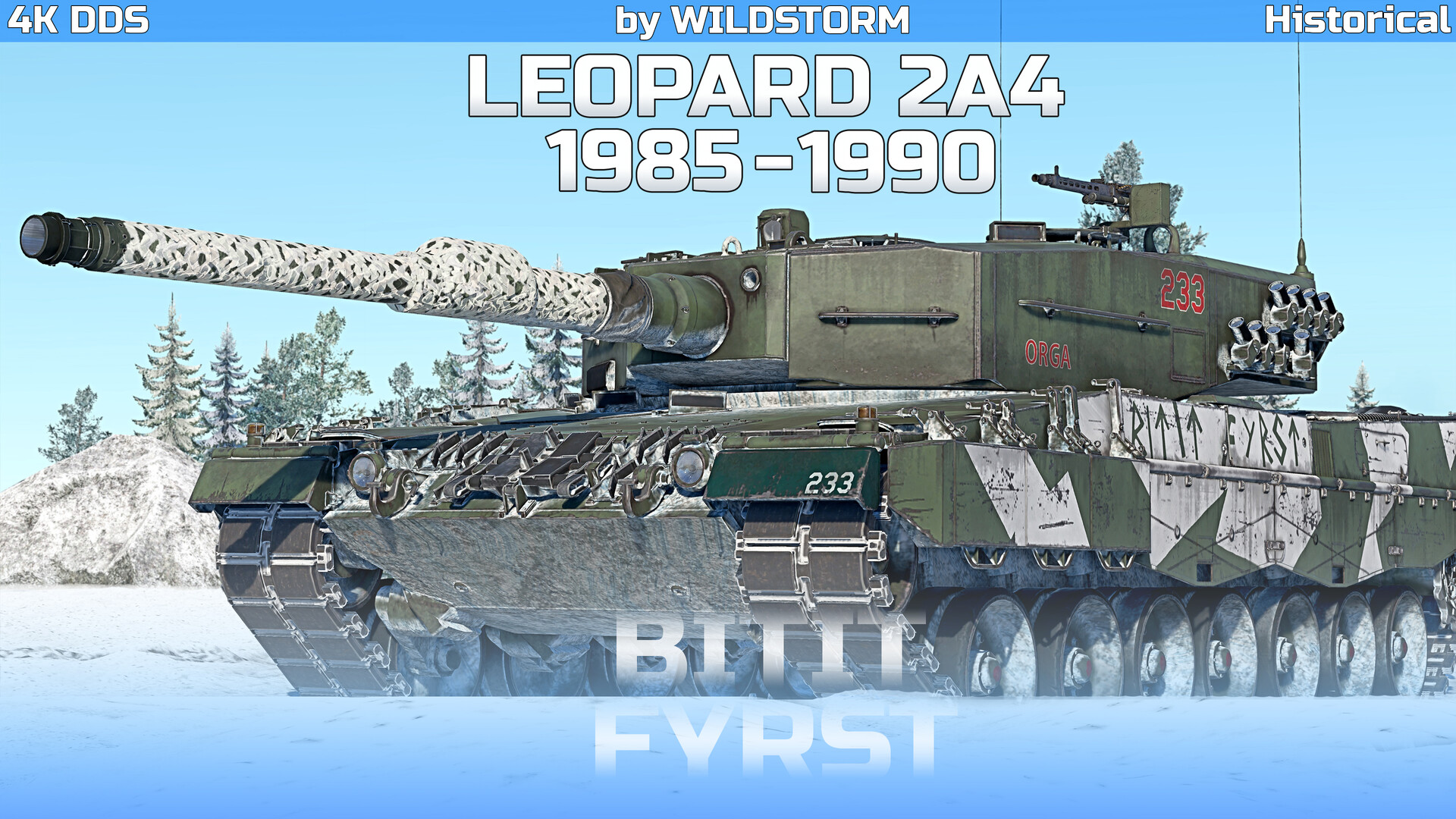 ArtStation - MBT Leopard 2A4 of the Norwegian army in the exercise Cold ...