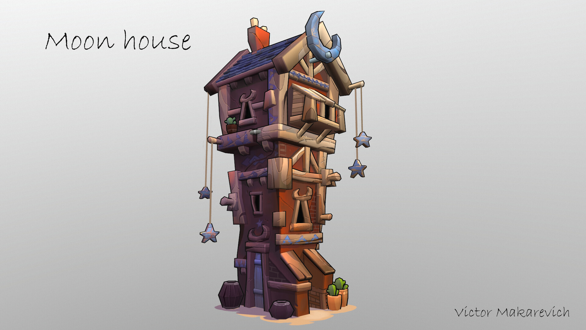 ArtStation - Moon house