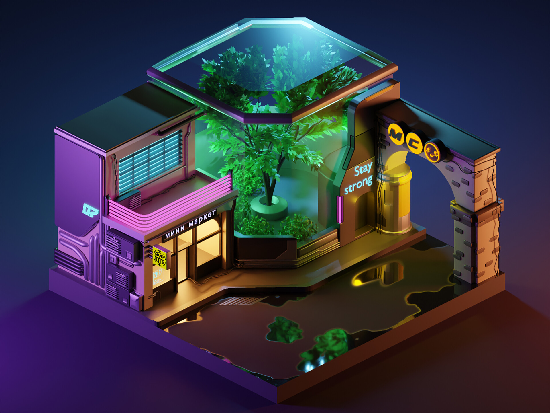 ArtStation - Stay strong, be safe