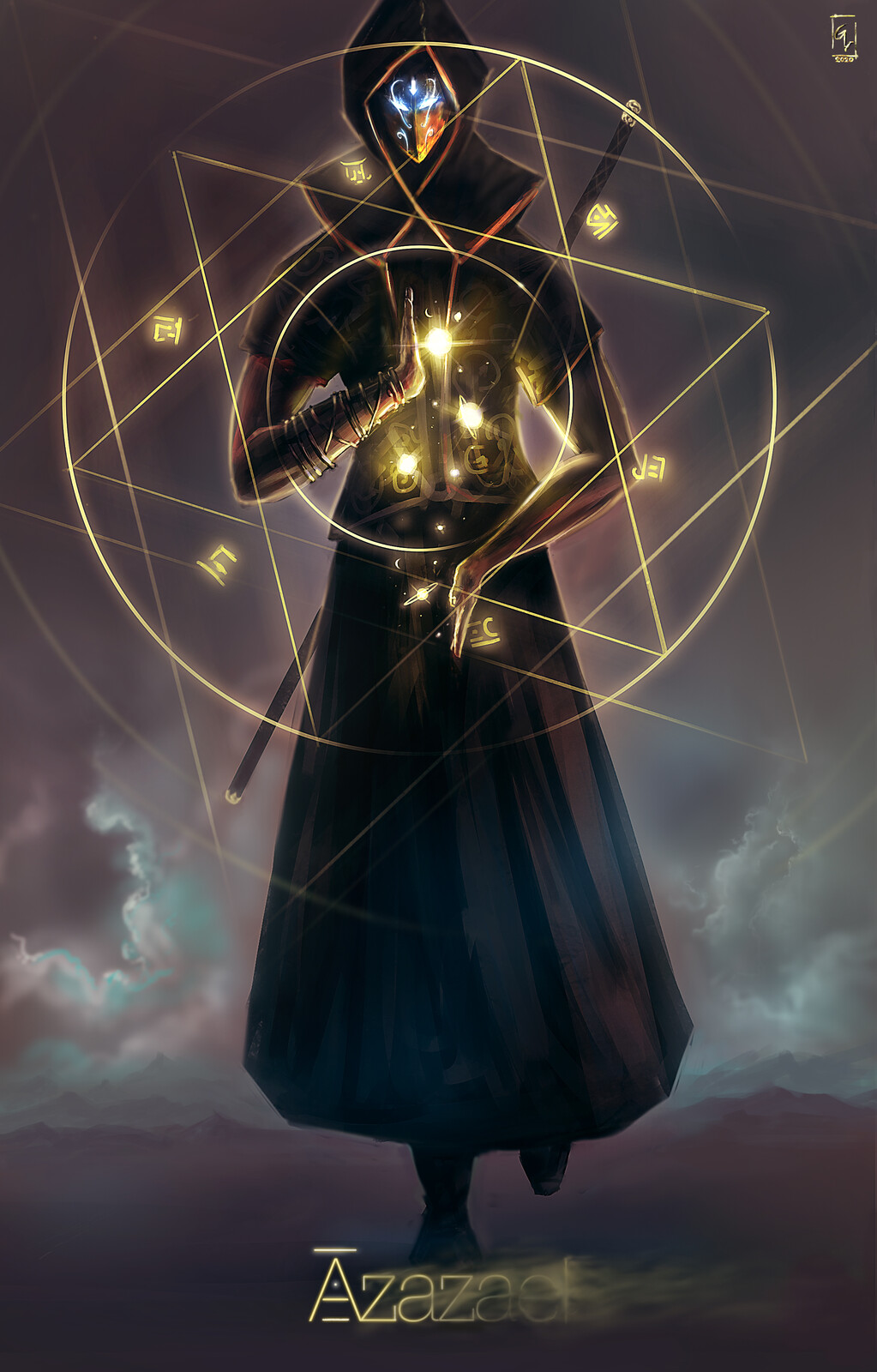 George Vassos - - AZAZAEL GOD OF THE SKY-