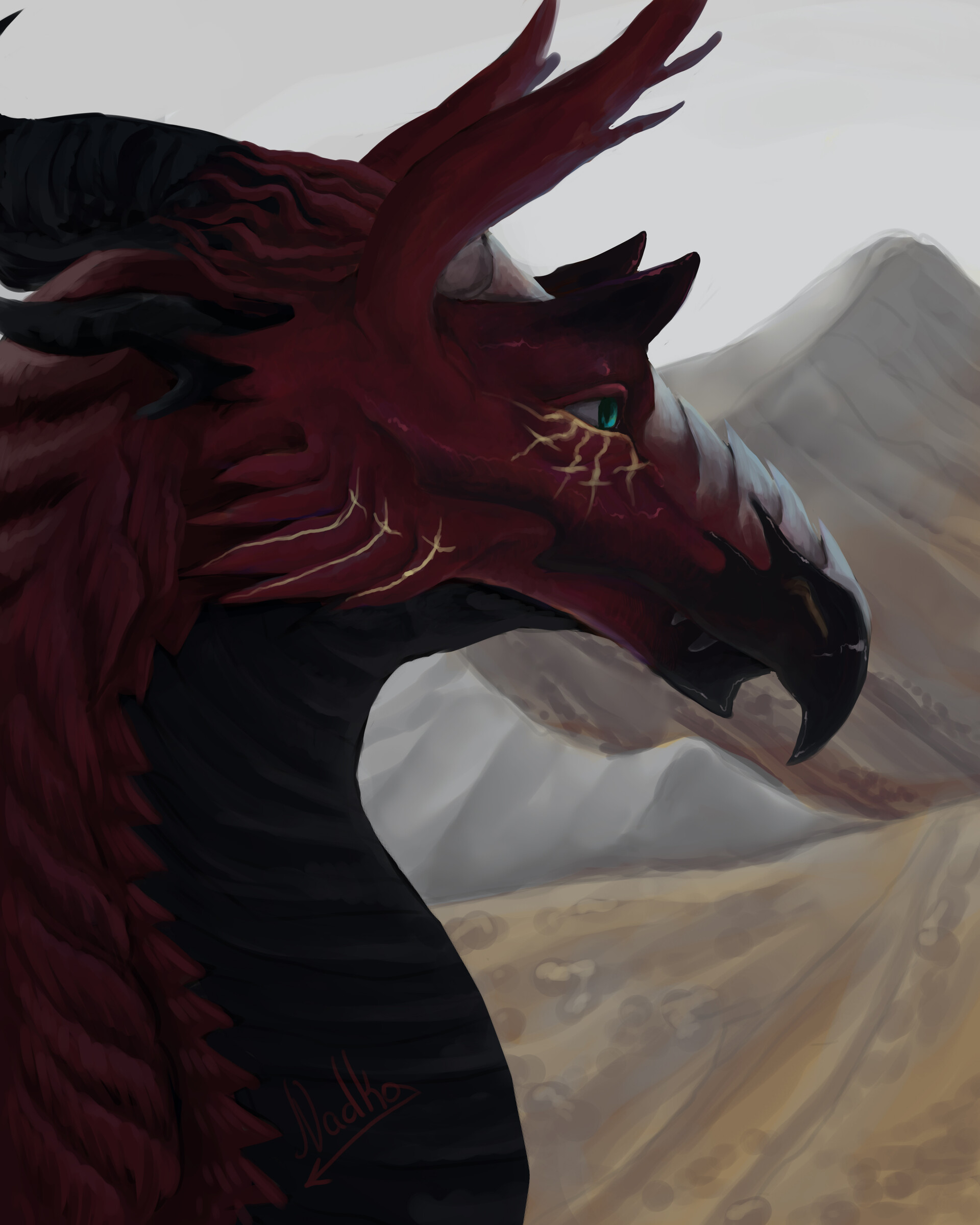 ArtStation - Red Dragon