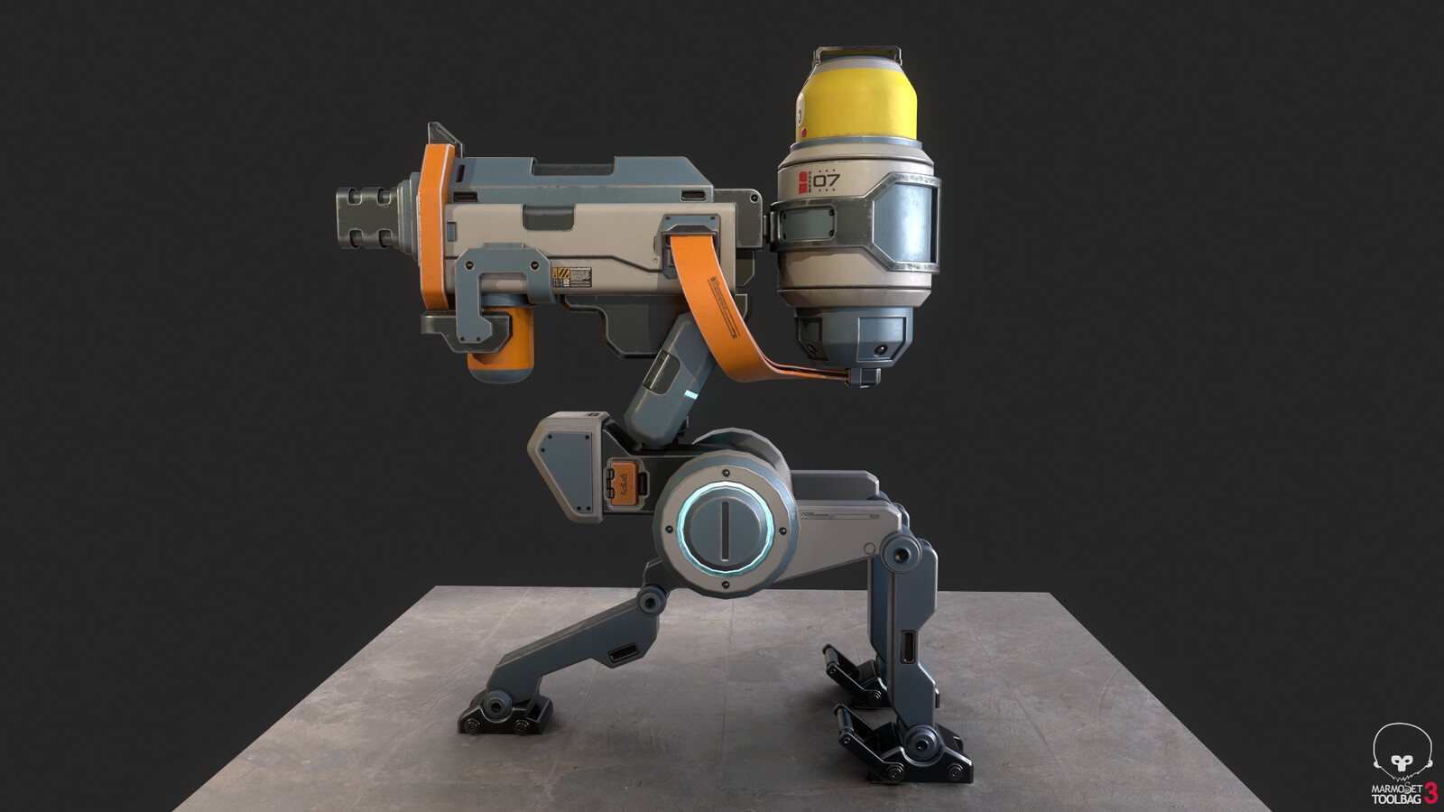 Shashwat Sengupta - Valorant | Killjoy turret model