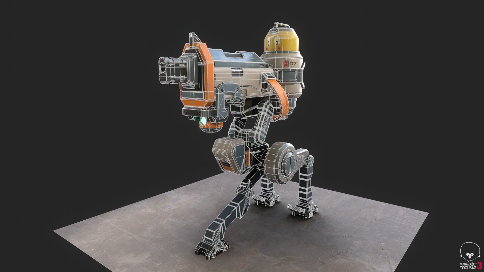 Shashwat Sengupta - Valorant | Killjoy turret model