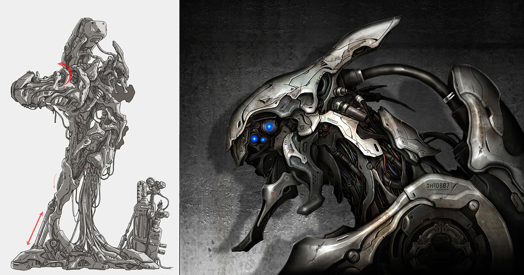 ArtStation - mechanic head