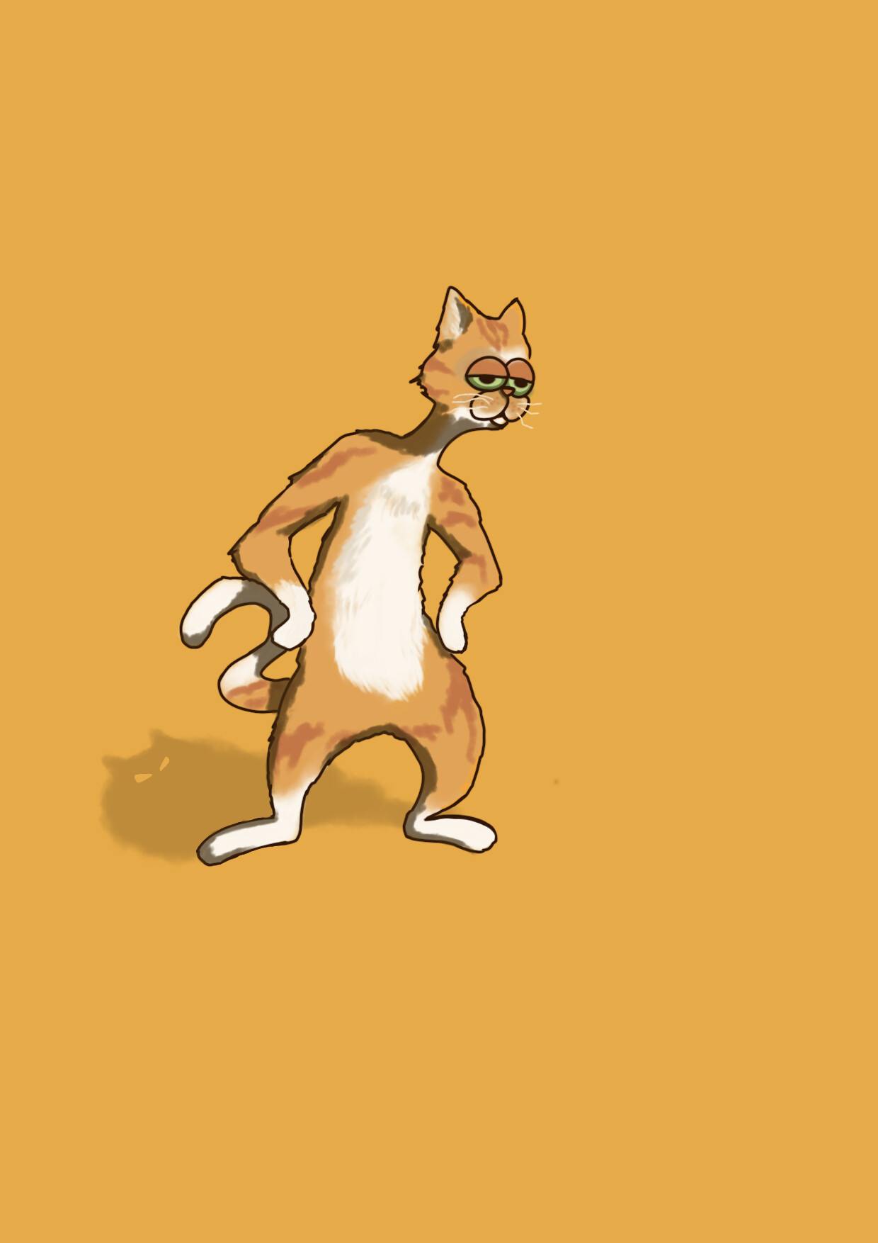 ArtStation - Orange cat