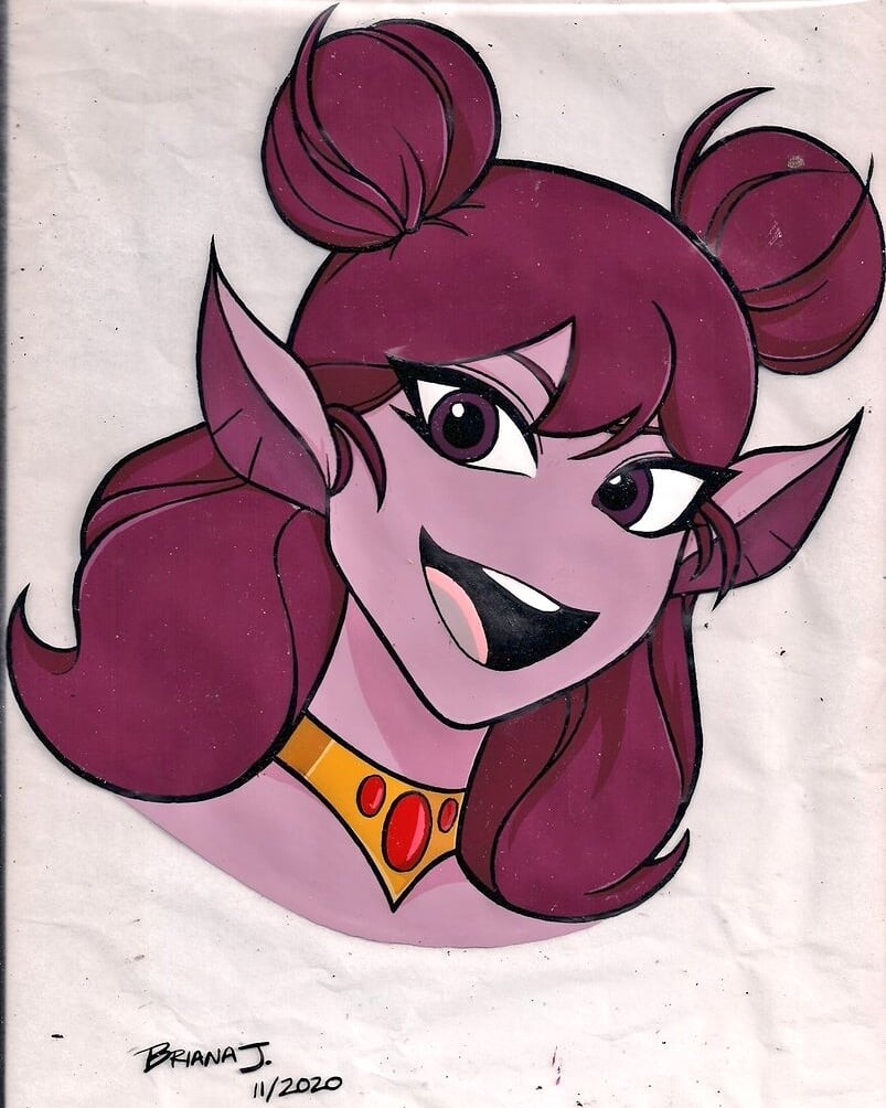 ArtStation - 🦋 Flutterina in a 90s anime 🦋