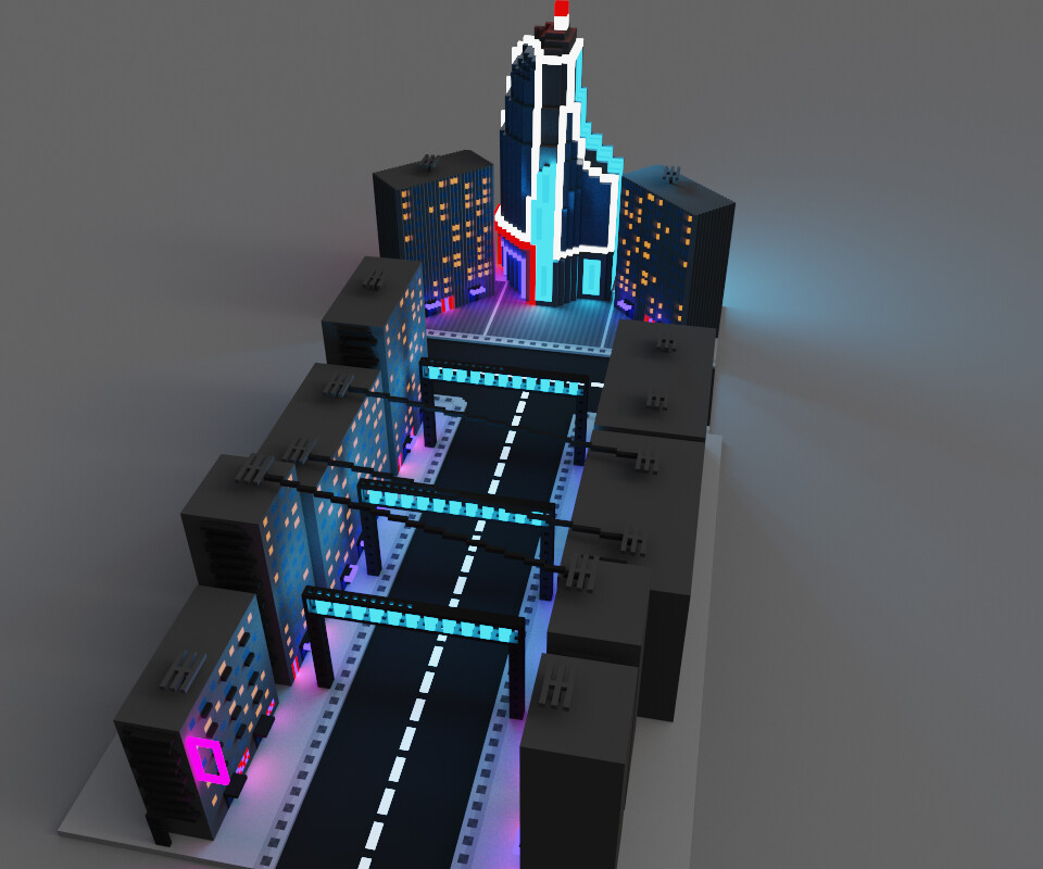 ArtStation - Neo Town City