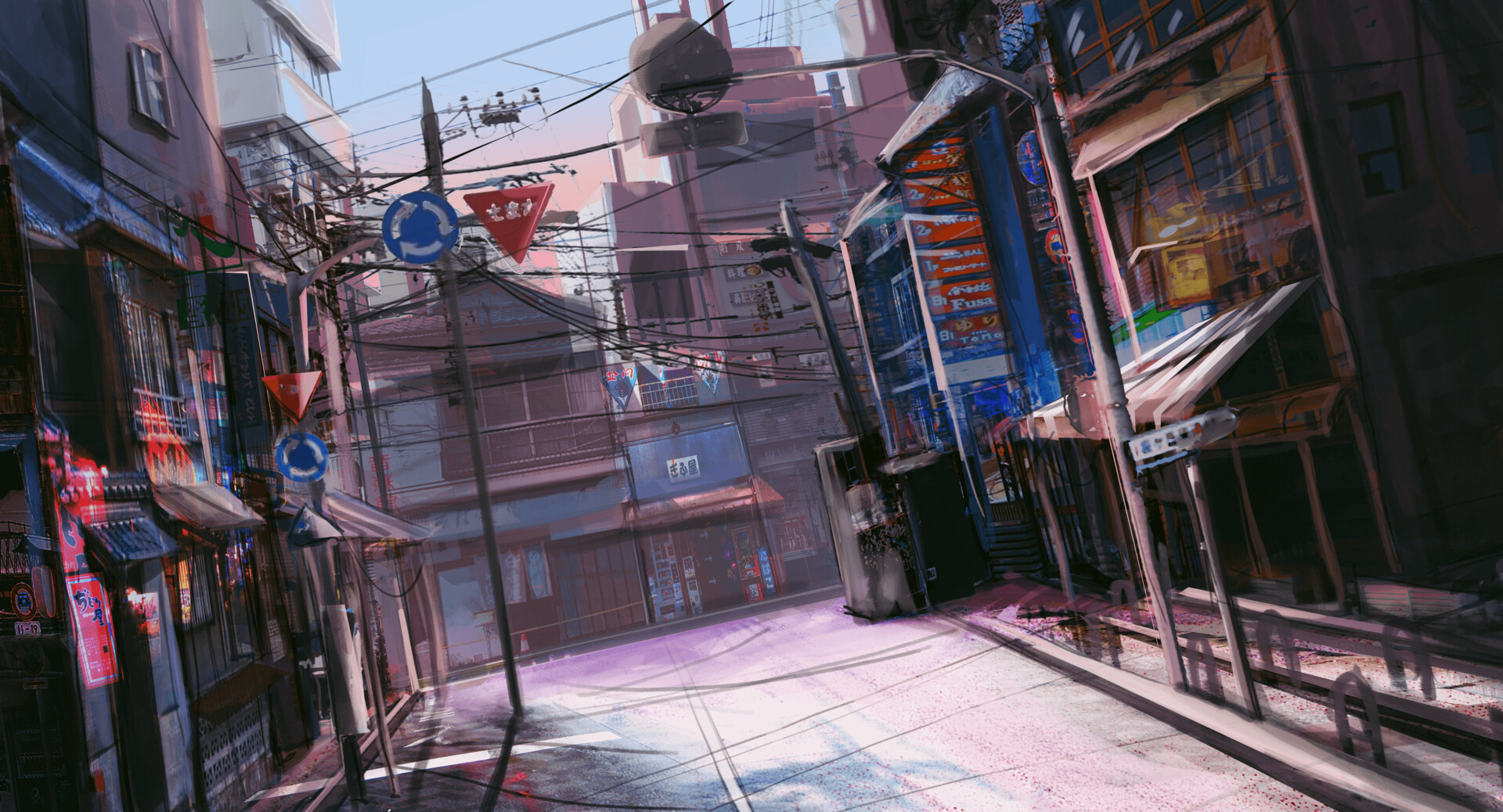 ArtStation - Urban Street Concept