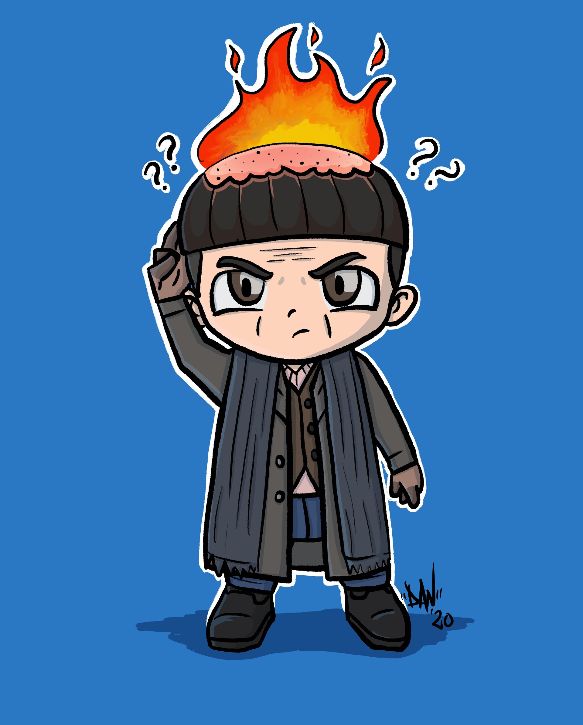ArtStation - Head on Fire Harry (Wet Bandit)