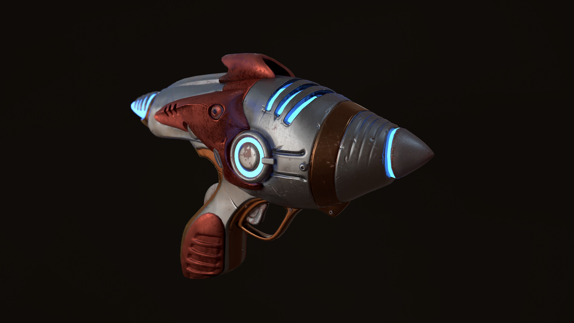 ArtStation - Alien blaster (Fallout 4 fan art)