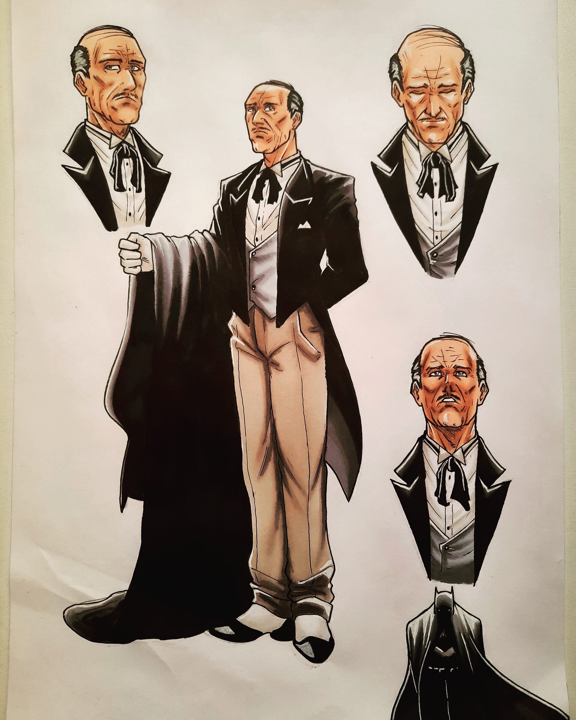 ArtStation - Alfred Pennyworth character design